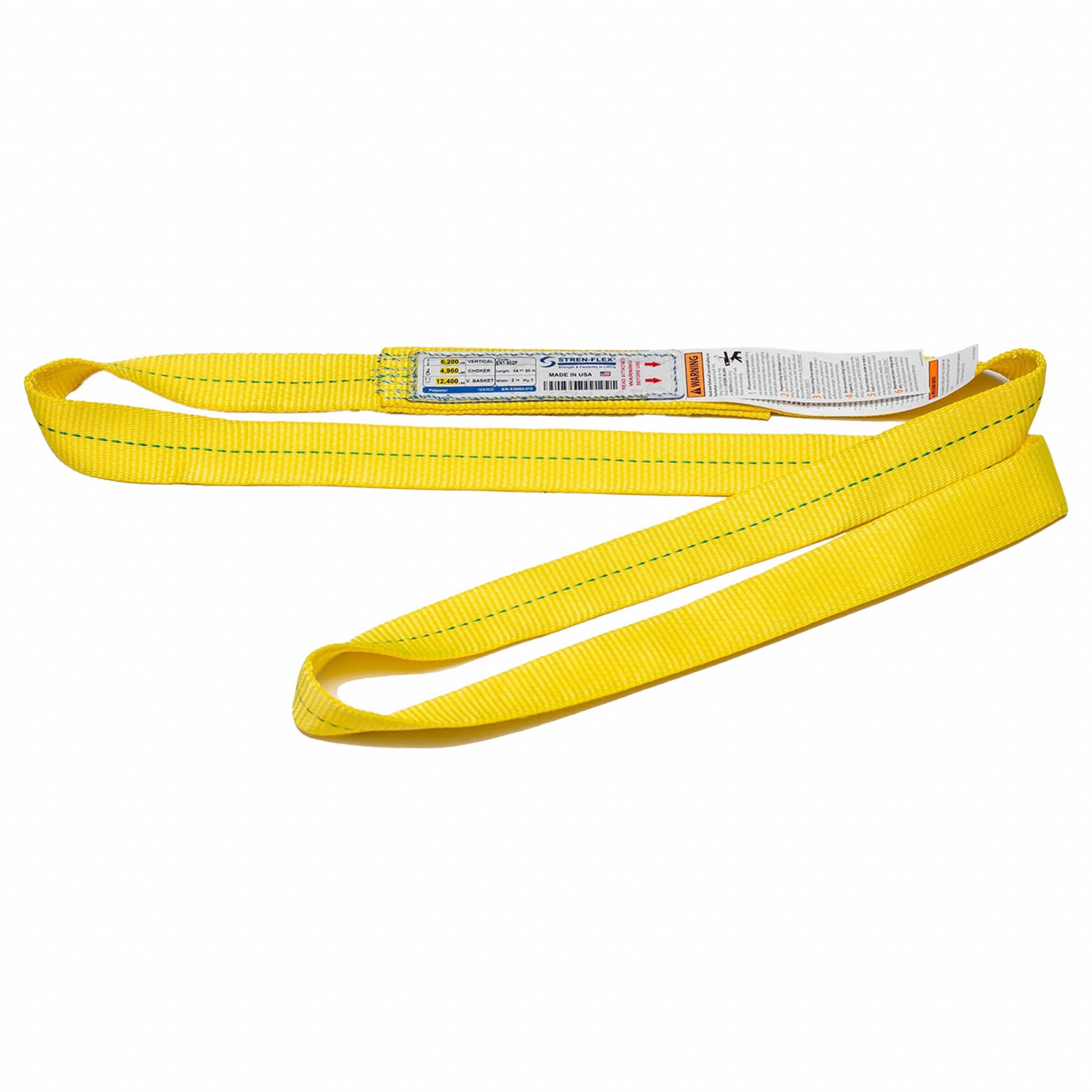 STREN-FLEX, Type 5, Polyester, Web Sling - 816GM6|EN1-901PHV-03 - Grainger