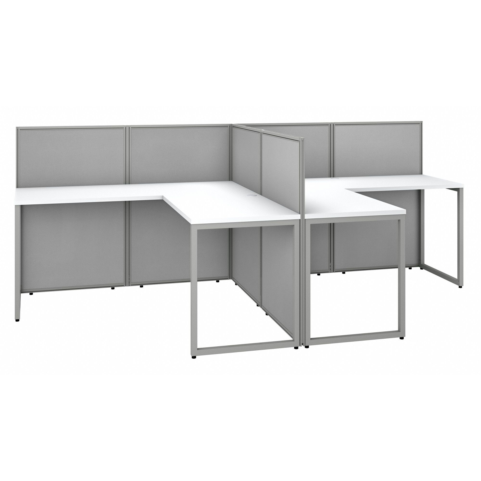 BUSH BUSINESS FURNITURE, 45 in Overall Ht, 119 in Overall Wd, Modular ...
