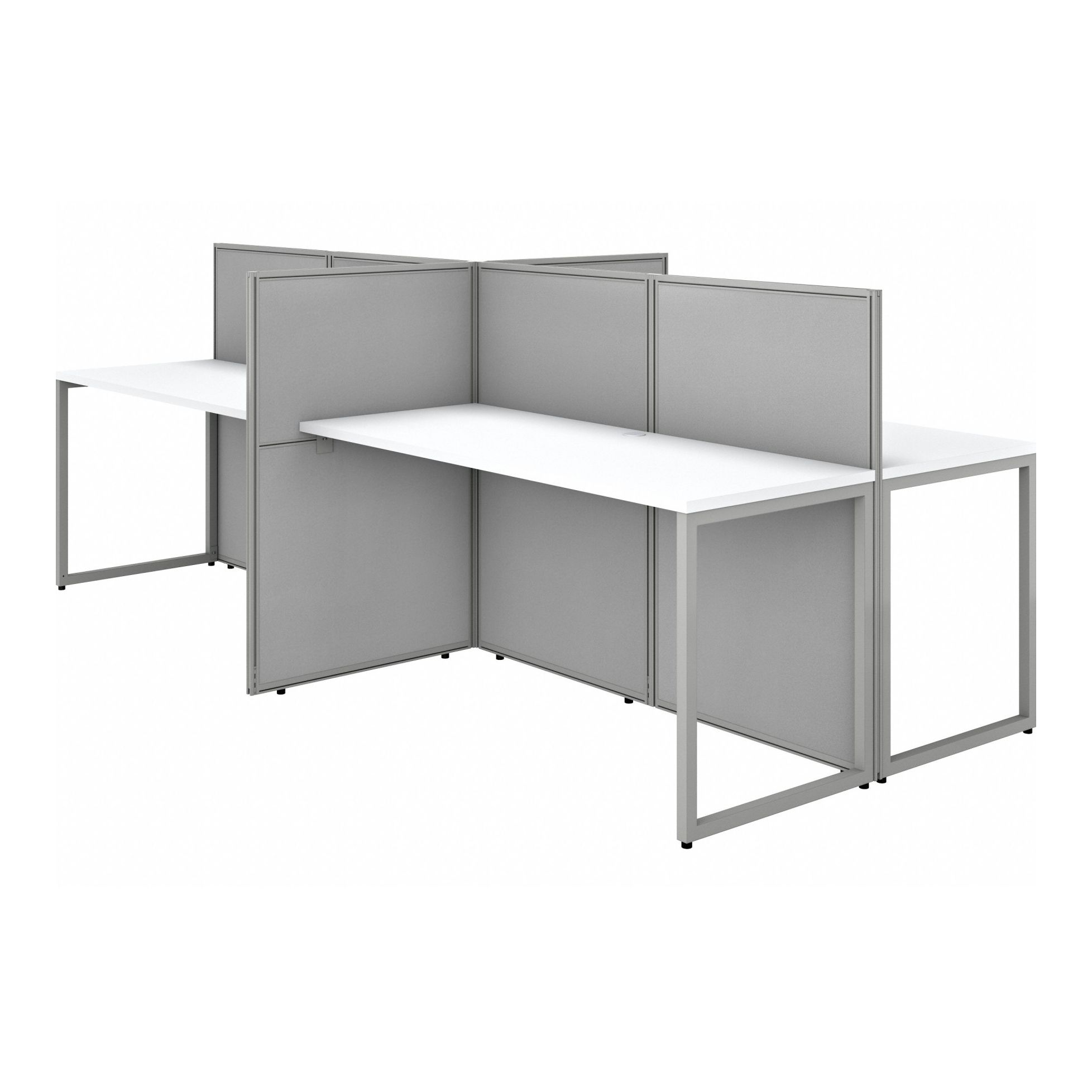 BUSH BUSINESS FURNITURE, 45 in Overall Ht, 119 in Overall Wd, Modular ...