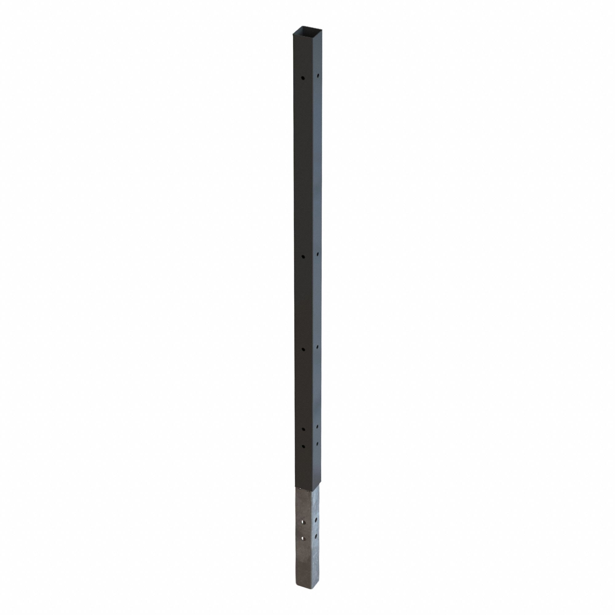 FOLDING GUARD, 94 in H, Black, Universal Extension Post - 906YE8 ...