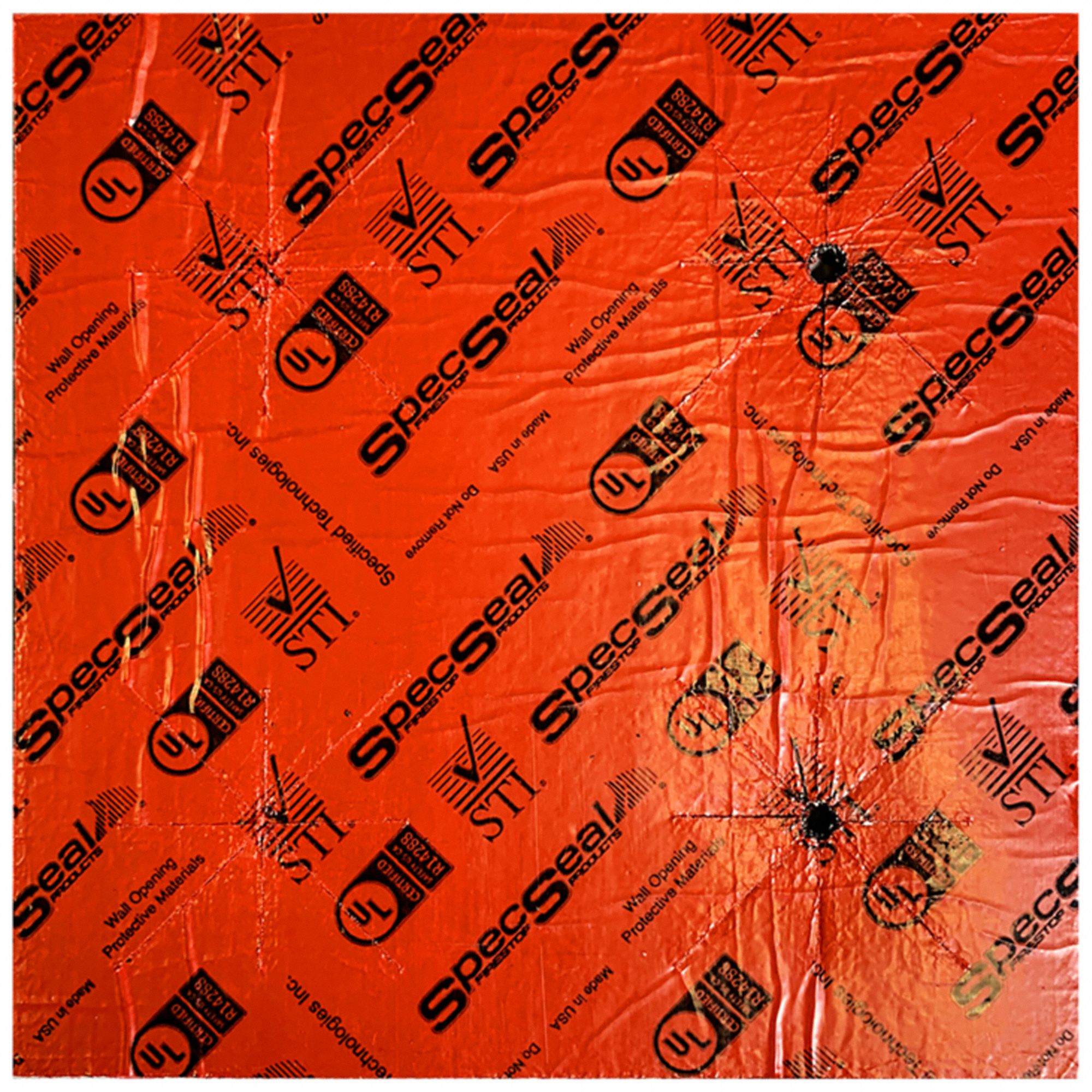 STI, 4.5 in Overall Wd, 2 hr Fire Rating, Electrical Box Insert ...