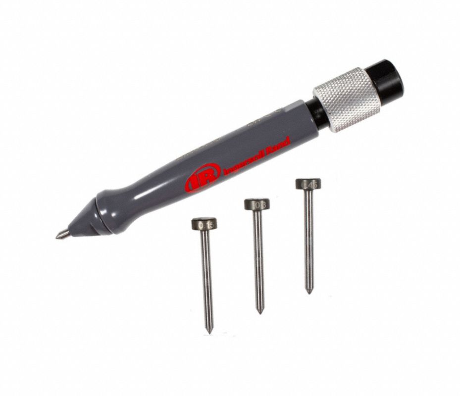 INGERSOLL RAND Kit de Bolígrafo para Grabado , 5-1/8" , Acero , Golpes ...