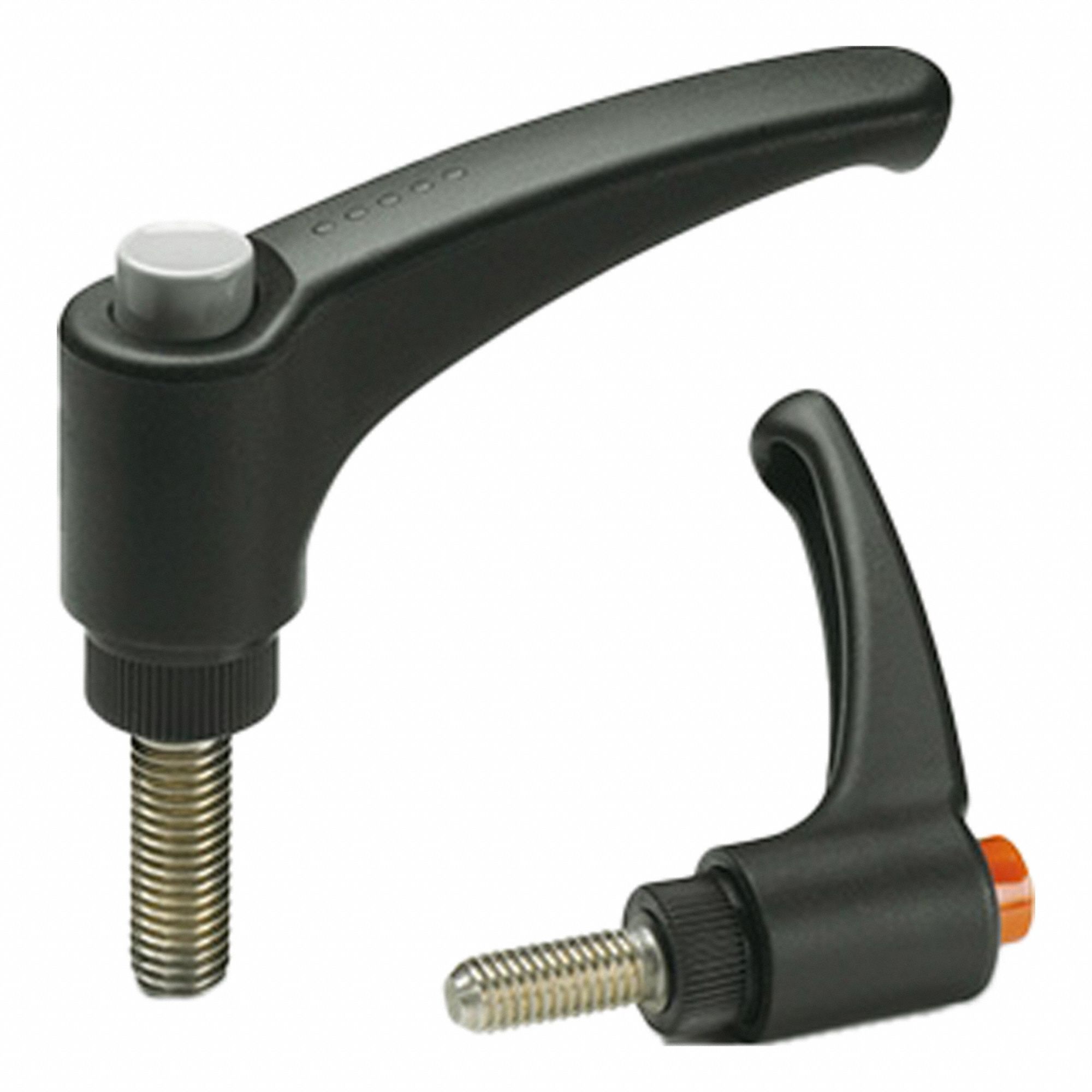 ELESA, Black Cap, Plastic w/ SS Thread, Adjustable Handles - 880CM2 ...