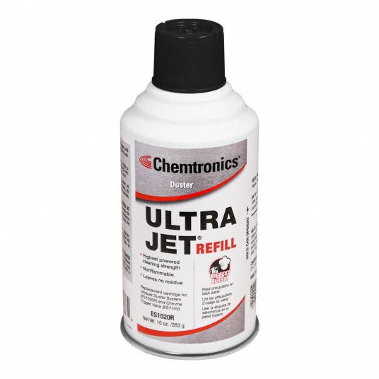 CHEMTRONICS, Ultrajet Duster Replacement Can,Nonflam - 206AH7|ES1020R ...