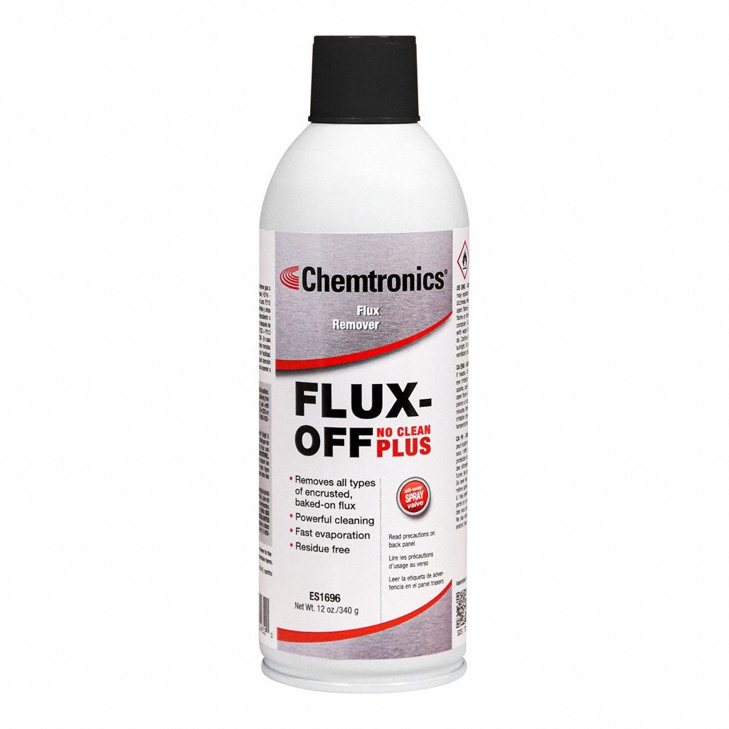 CHEMTRONICS, Aerosol Spray Can, 12 fl oz, Flux Remover - 56LU95|ES1696 ...