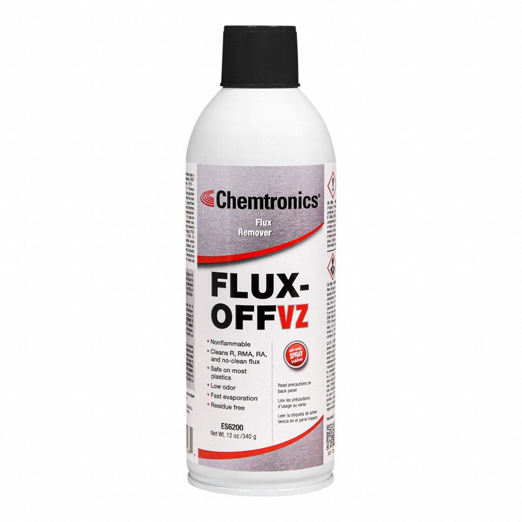 CHEMTRONICS, Aerosol Spray Can, 12 fl oz, Solvent Flux - 56LU89|ES6200 ...