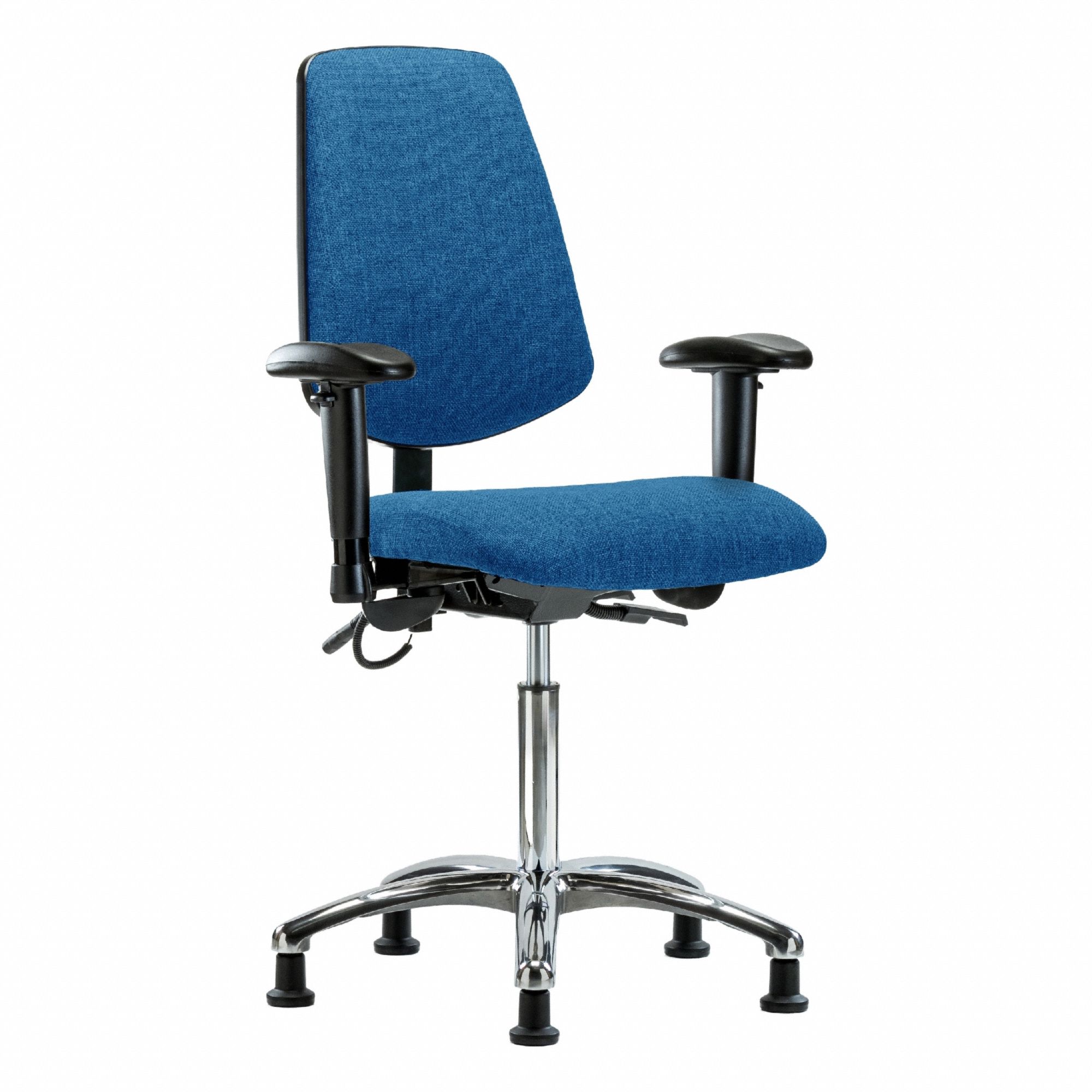 Fabric/Polyurethane, Arms Included, ESD Task Chair - 376J64|BR-ESD ...