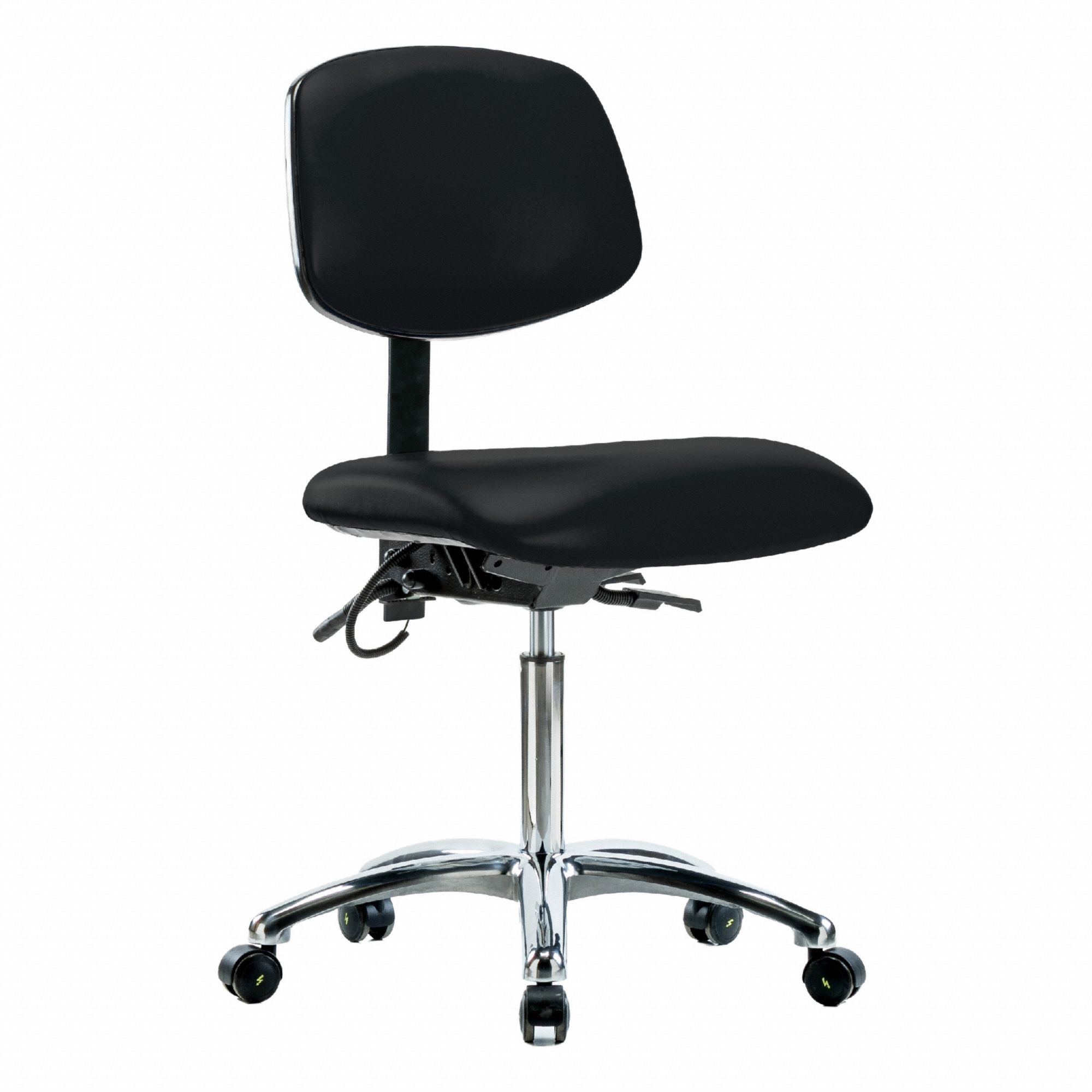 Vinyl, Armless, ESD Task Chair - 358F92|BR-ESD-VMBCH-CR-T1-A0-NF-EC ...