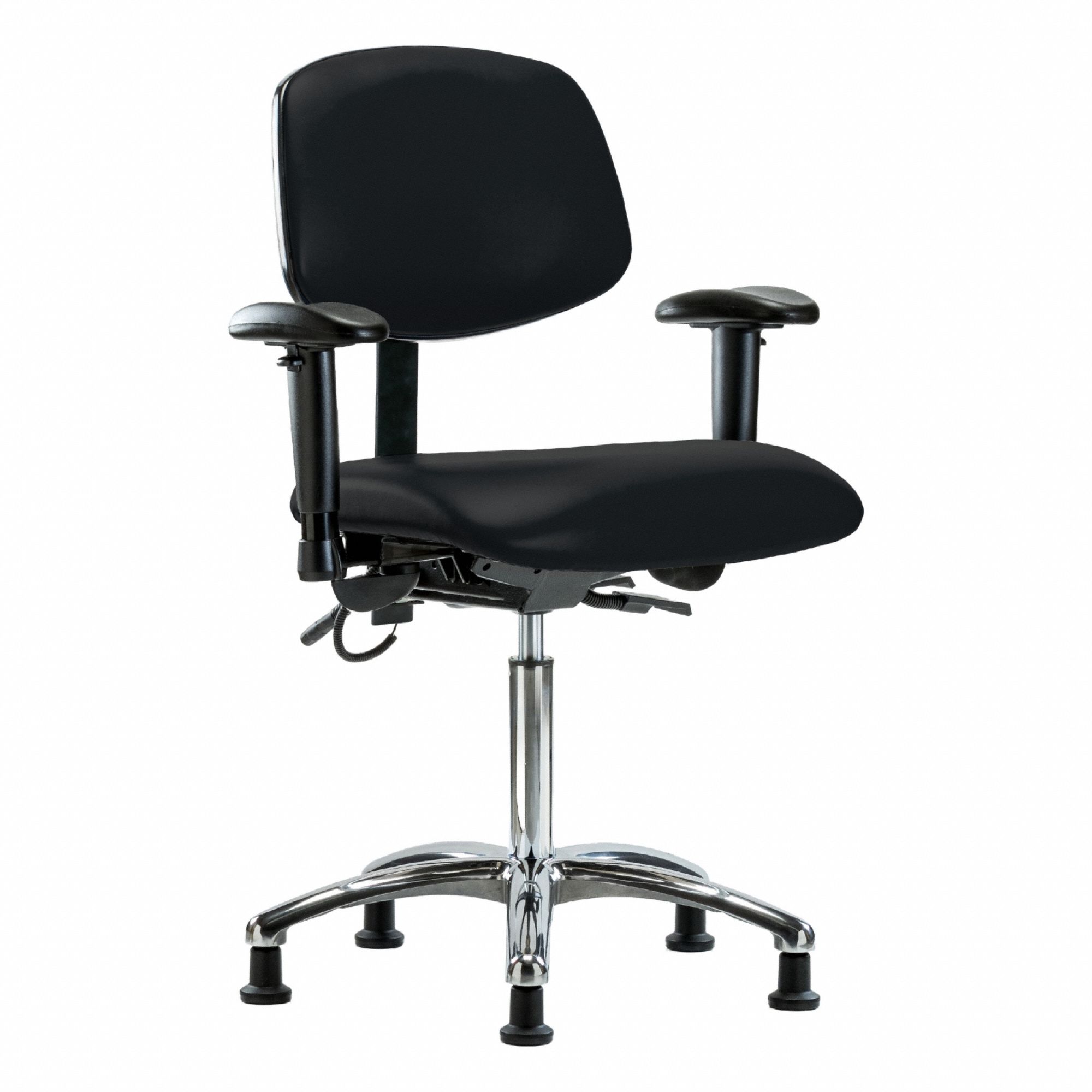 Vinyl, Arms Included, ESD Task Chair - 358G03|BR-ESD-VMBCH-CR-T0-A1-NF ...