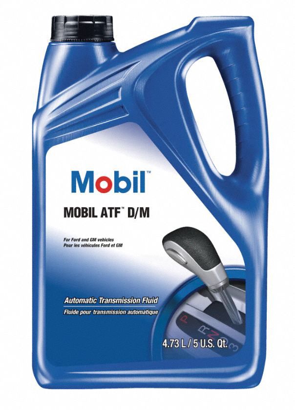 MOBIL MOBIL ATF D/M SERIES AUTOMATIC TRANSMISSION FLUID, RED, 4.73 L ...