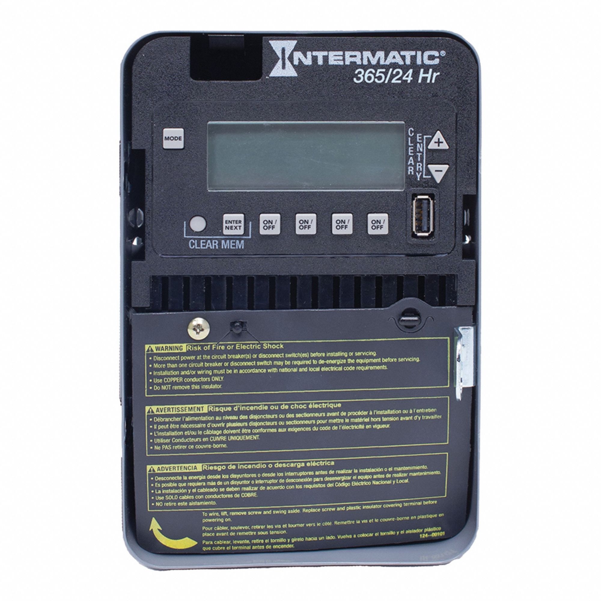 INTERMATIC, 24 hr, Not Astronomic, Electronic Timer - 52RU41|ET2145C ...