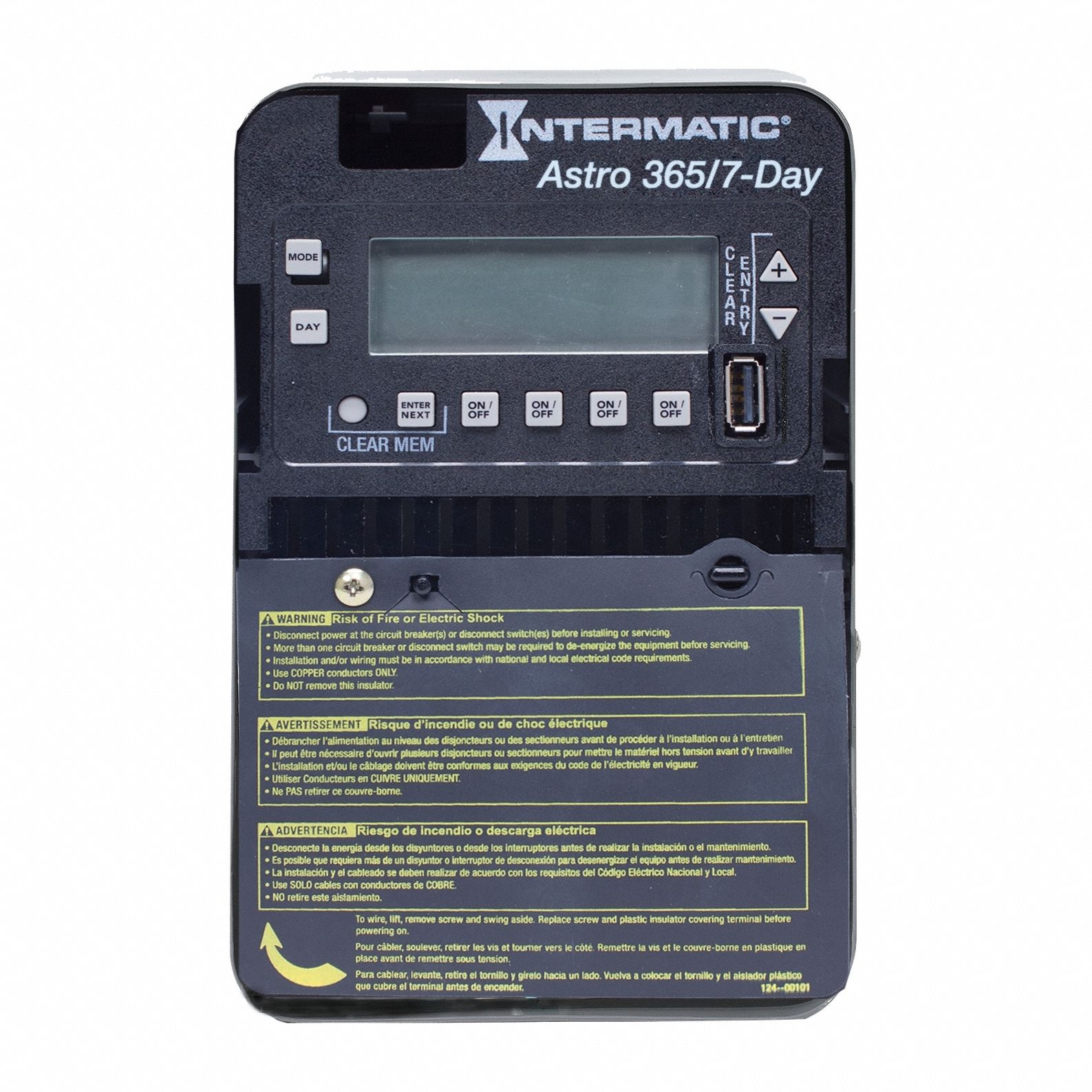 INTERMATIC, 7 day, Astronomic, Electronic Timer - 52RU65|ET2845C - Grainger