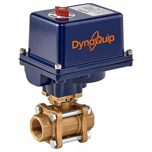 DYNAQUIP CONTROLS, 1 1/4 in Nominal Valve Size, Bronze, Electrically ... DYNAQUIP CONTROLS, 1 1/4 in Nominal Valve Size, Bronze, Electrically ...
