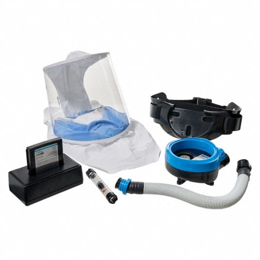 Full Hood, Belt-Mount, PAPR System Kit - 812DF6|EVAHLSTLN2KDB - Grainger