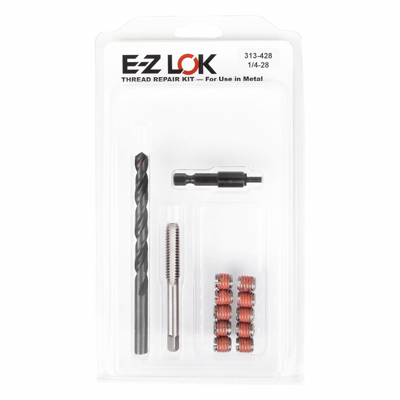 Thin Wall, 1/4"-28 Int Thrd Sz, Self Locking Thread Insert - 807TJ3|EZ ...