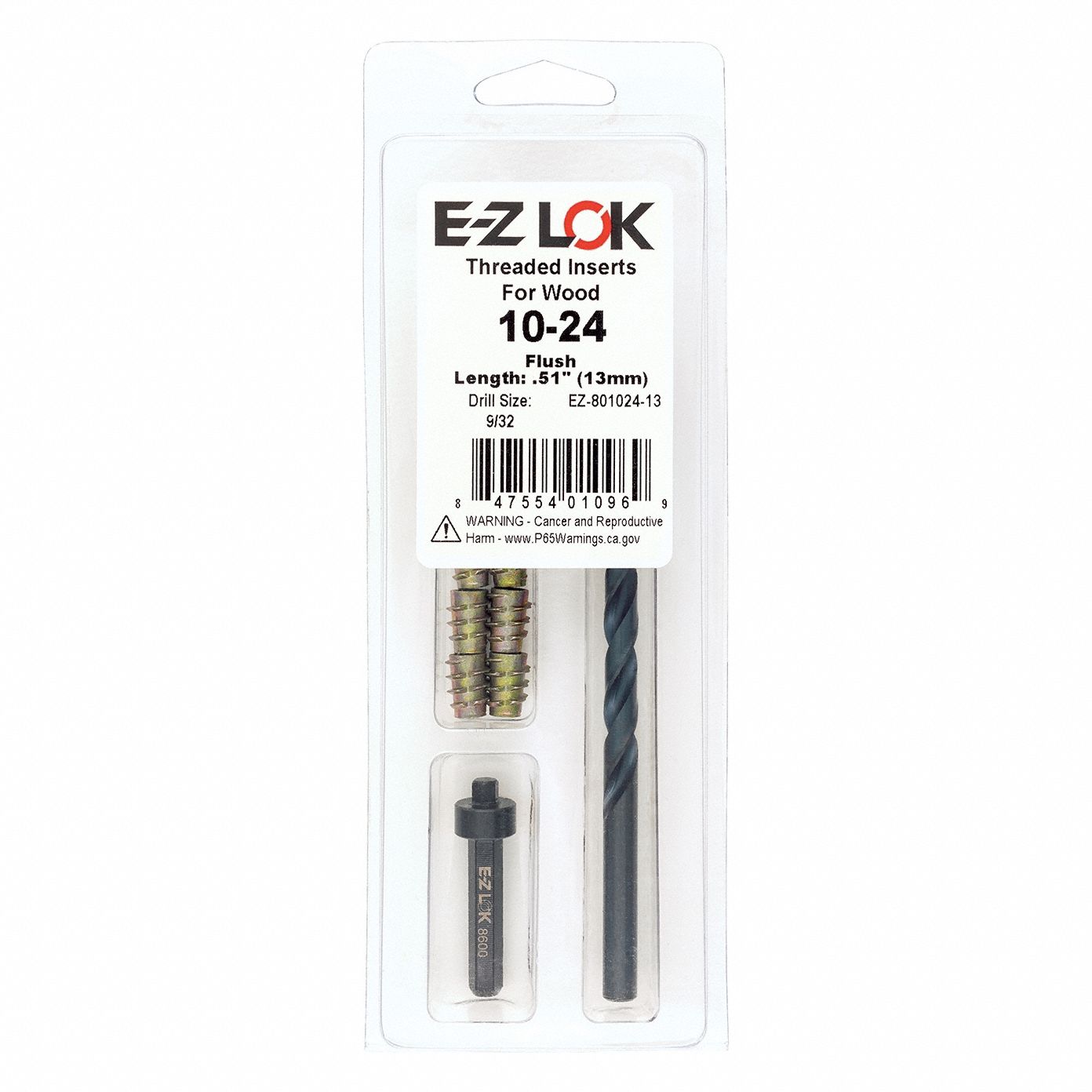 0.429 in Dia, Zinc, Thread Repair Kit - 807TX8|EZ-801024-13 - Grainger