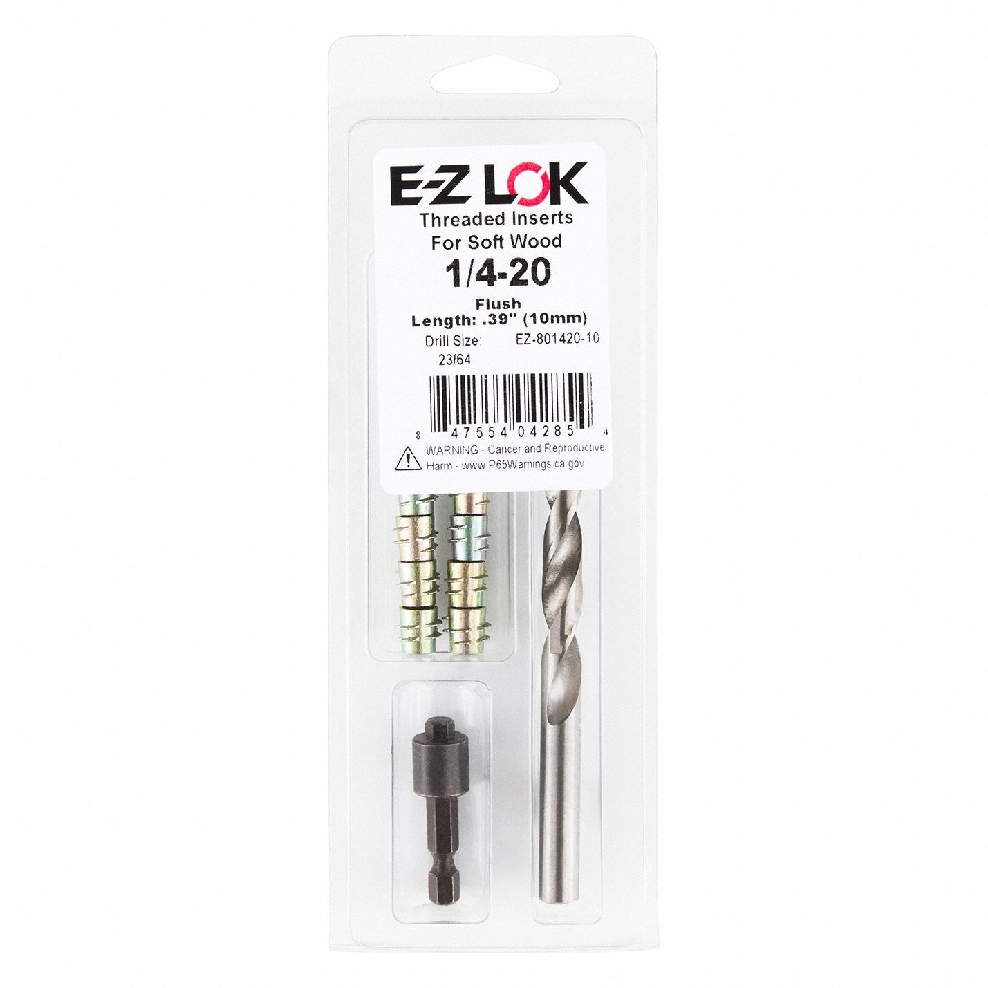 0.25 in Dia, Zinc, Thread Repair Kit - 807TY1|EZ-801420-10 - Grainger