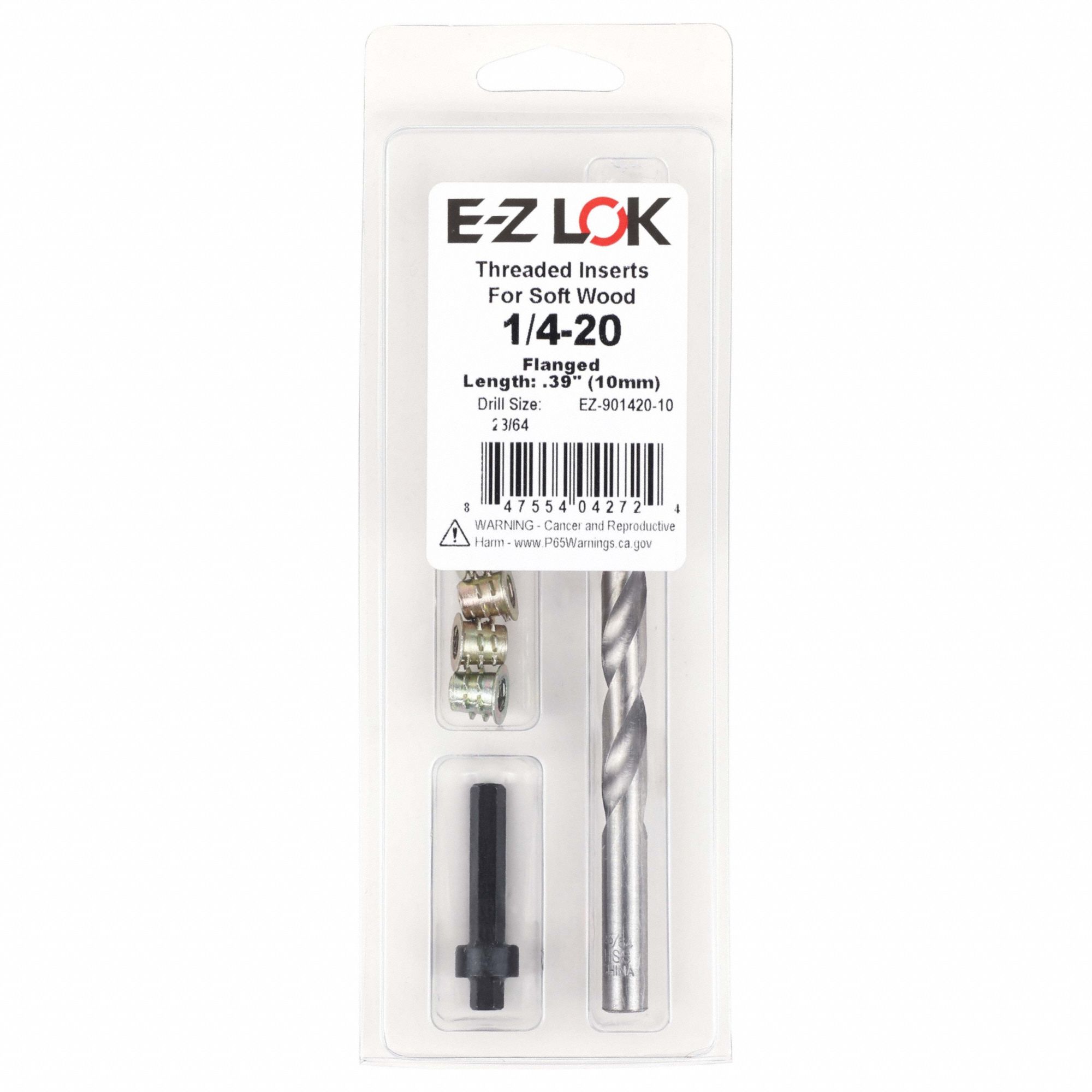 0.25 in Dia, Zinc, Thread Repair Kit - 807U01|EZ-901420-10 - Grainger