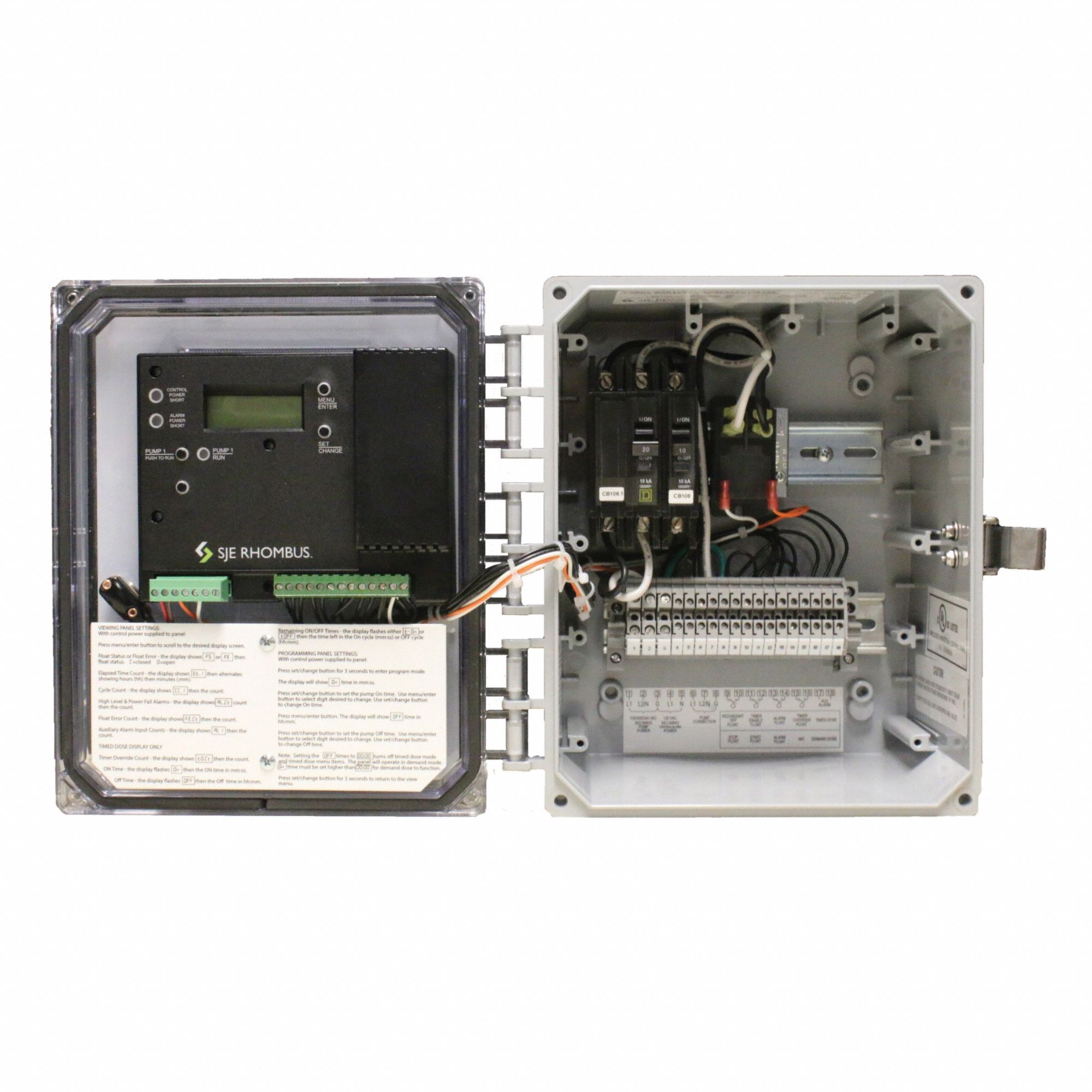 SJE-RHOMBUS, Simplex, Single Phase, Control Panel - 859P85 ...