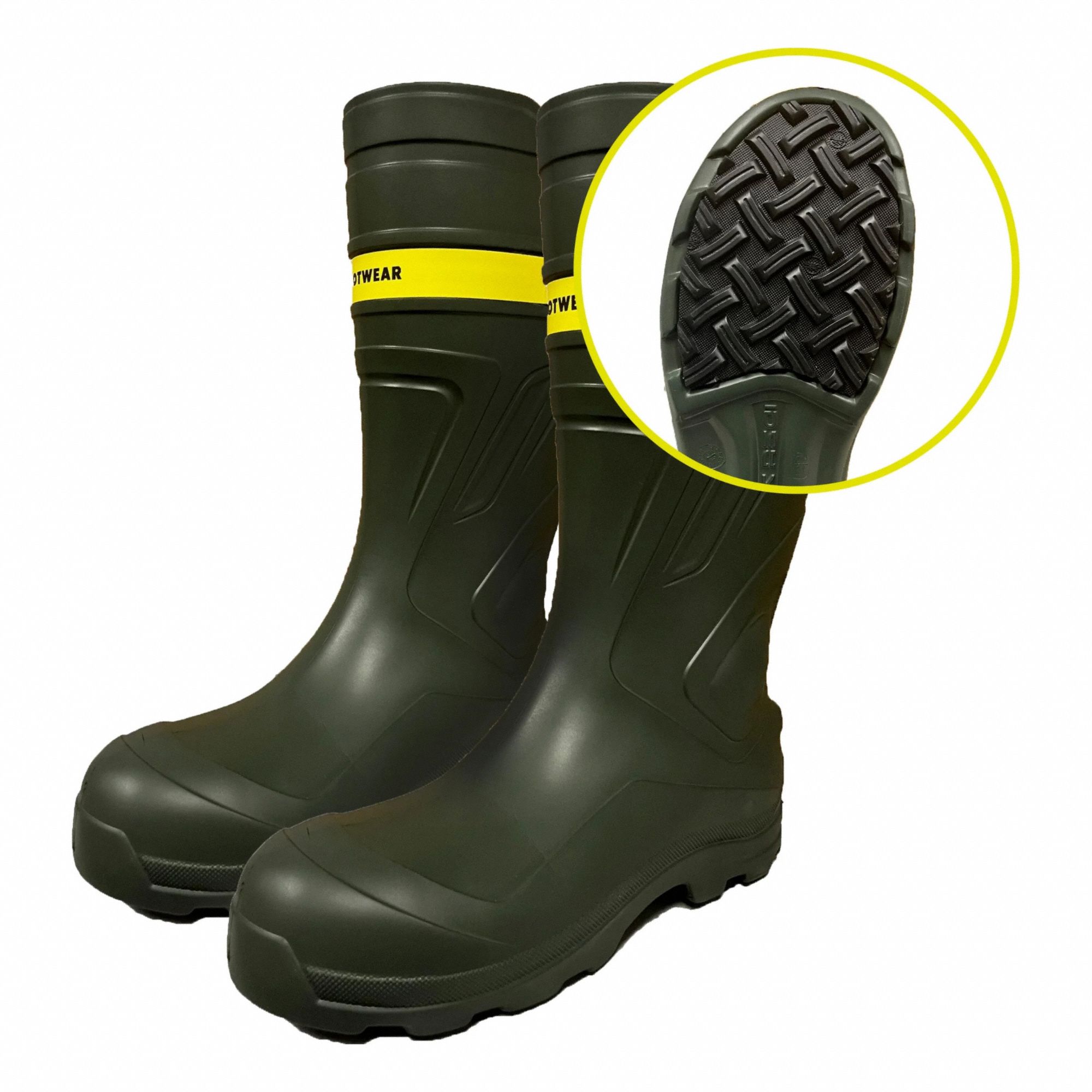 Chemical Resist/Cold-Insualted/Non-Metallic/Plain/Waterproof, Green ...