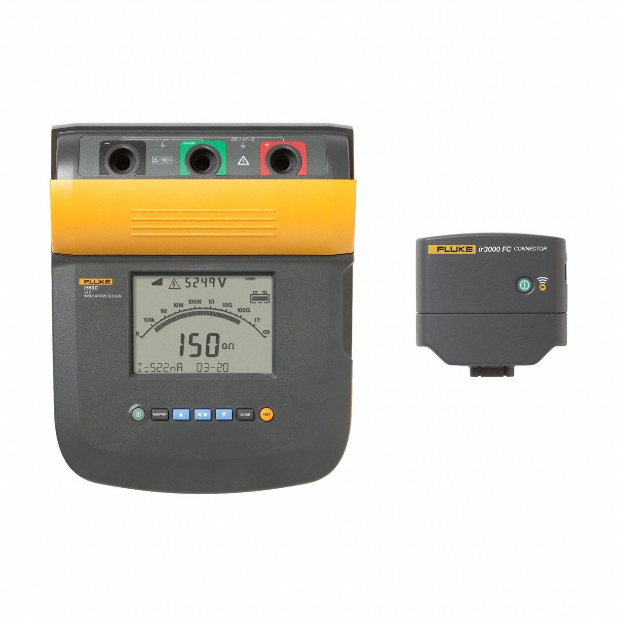 FLUKE, 200 kiloohm to 1 teraohm, CAT II/CAT III 1000V/CAT IV 600V ...