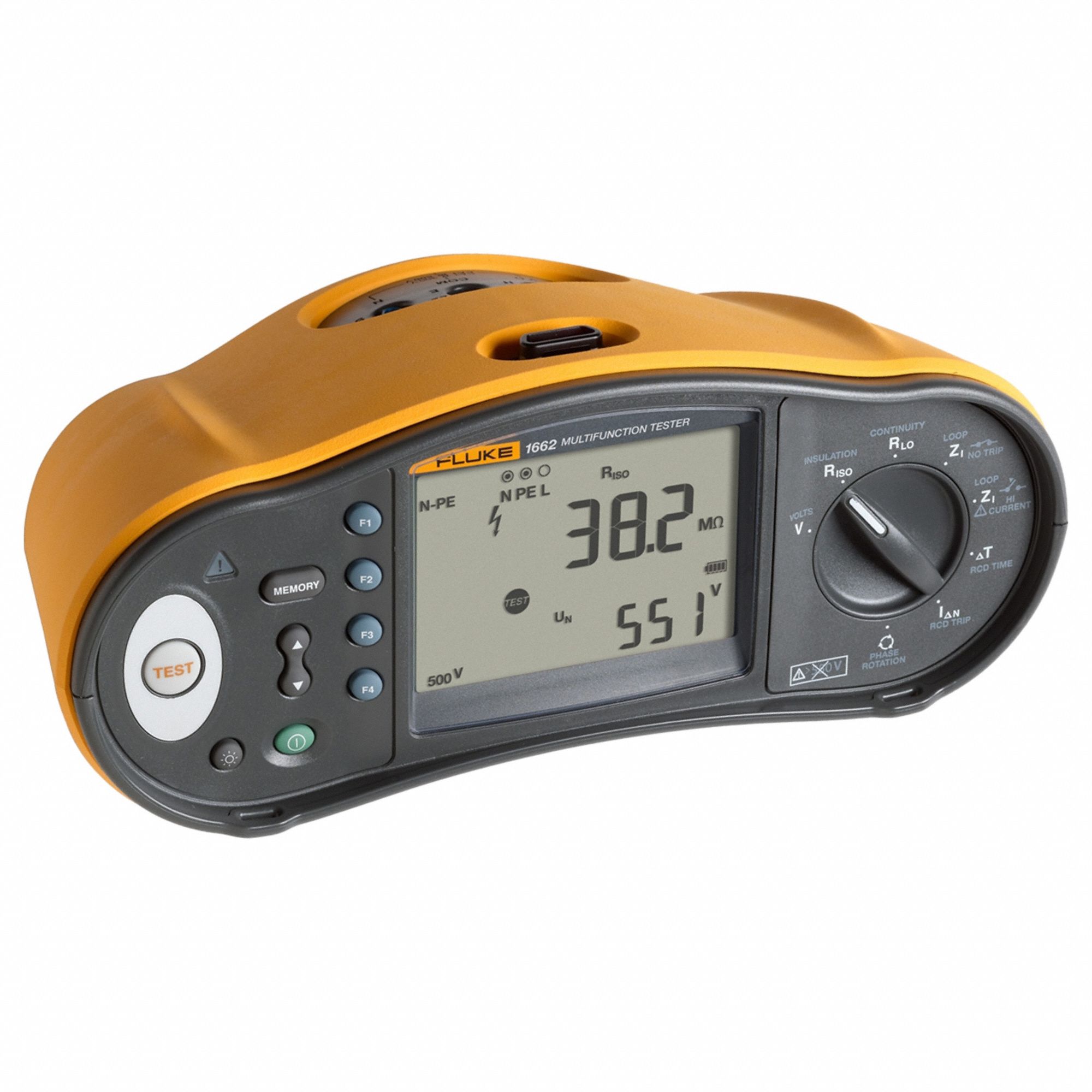 FLUKE, FLK-1662 US, Auto Ranging, Insulation Tester - 819MC9|FLK-1662 ...