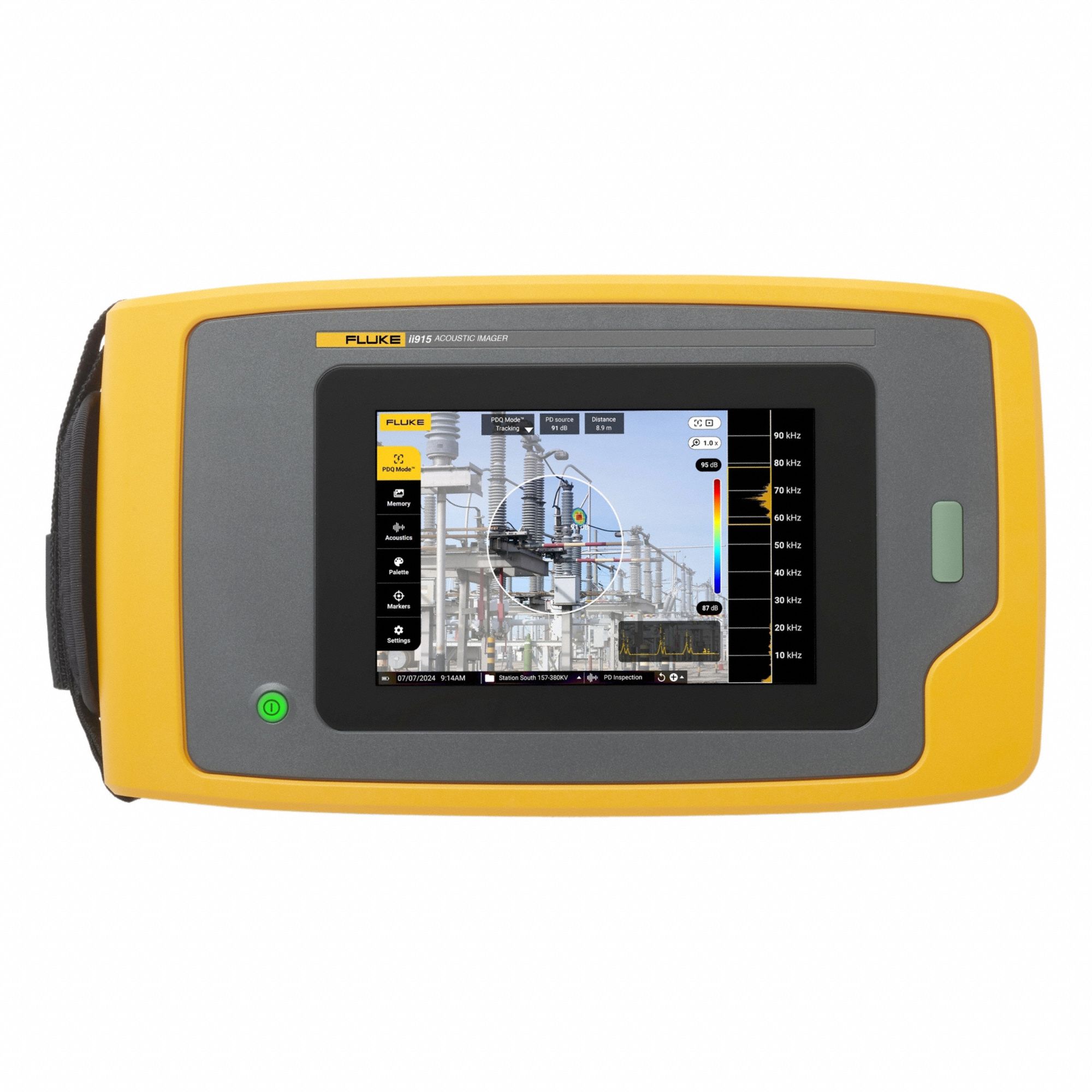 FLUKE, 135.5 dB Max Acoustic Measurement, 7 in Display Size, Acoustic ...