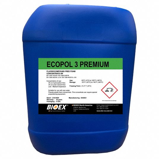 BIO-EX, ECOPOL 3 PREMIUM, Hydrocarbon and Polar Solvent fires ...