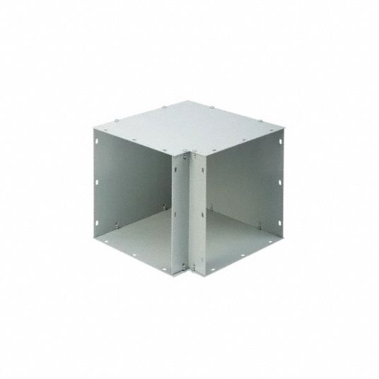 HOFFMAN, 4 in Wd, 4 in Ht, Wireway 90 Degree Elbow - 32FN76|F44G90E ...