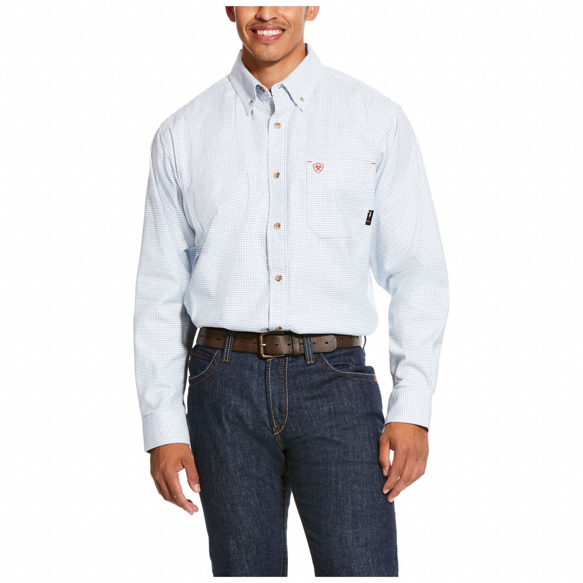 ARIAT, 8.3 cal/sq cm ATPV, Men's, FR DURASTRETCH WORK SHIRT - 800EW1 ...