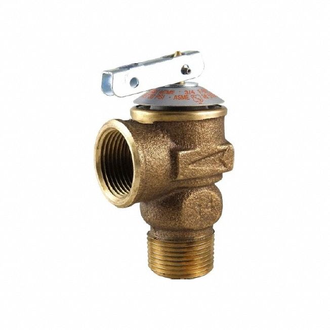 CASH ACME, MNPT x FNPT, 3/4 in x 3/4 in, Pressure Relief Valve - 878YK8 ...