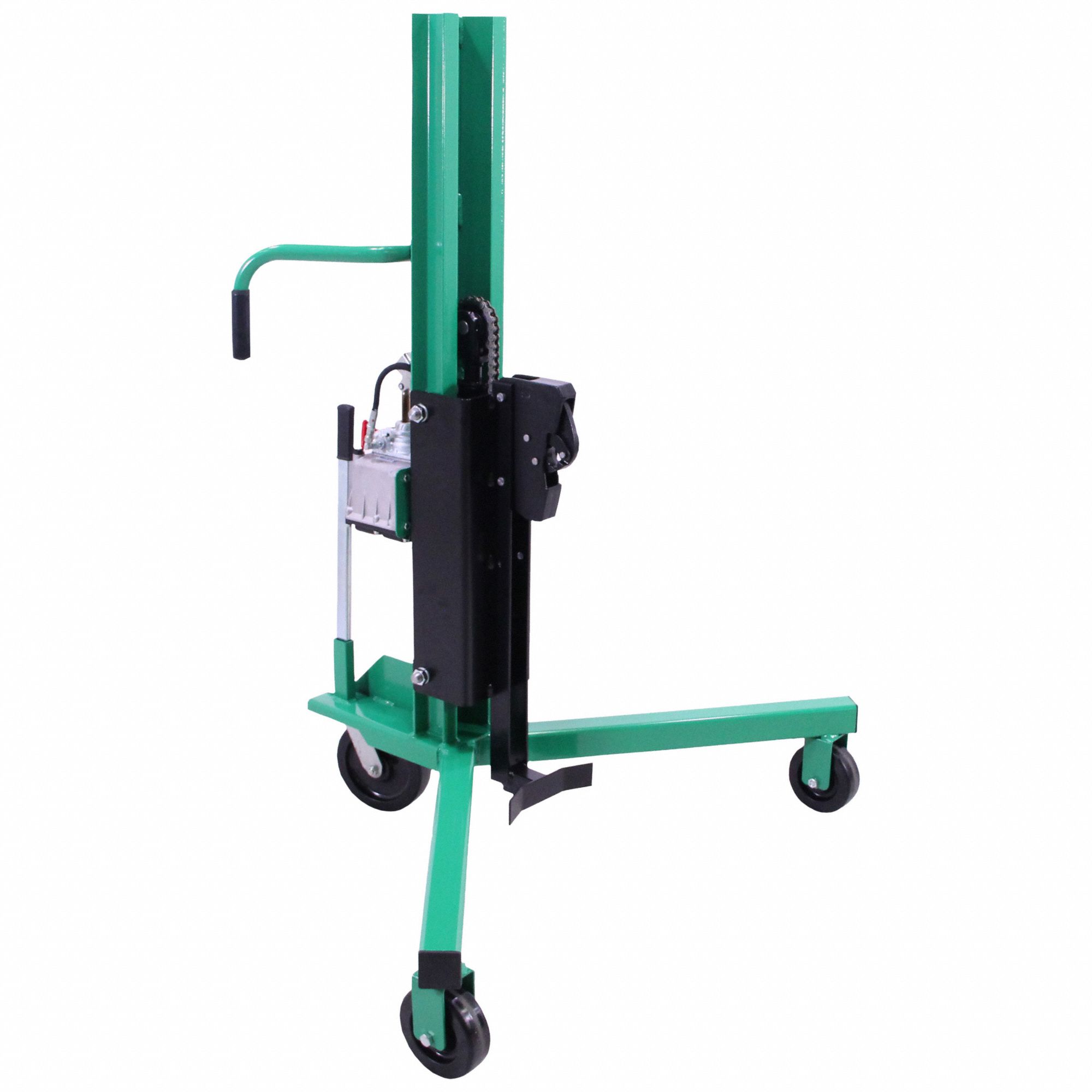 VALLEY CRAFT Portable Drum Positioner: 800 lb Wt Capacity, For 30 gal ...