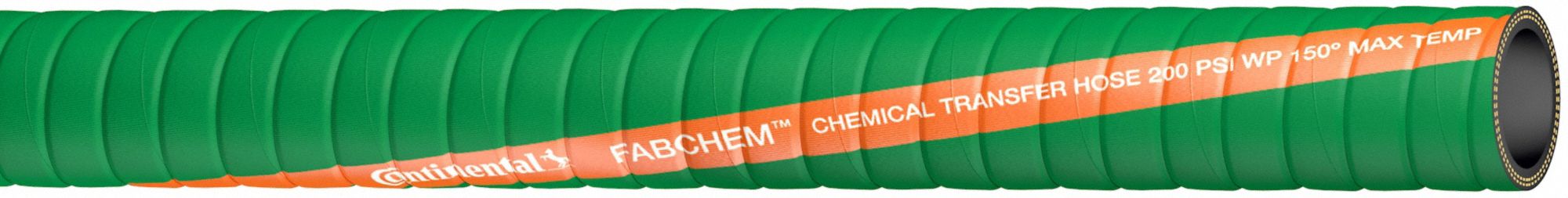 CONTINENTAL, 2 in Hose Inside Dia., Green, Bulk Chemical Transfer Hose ...