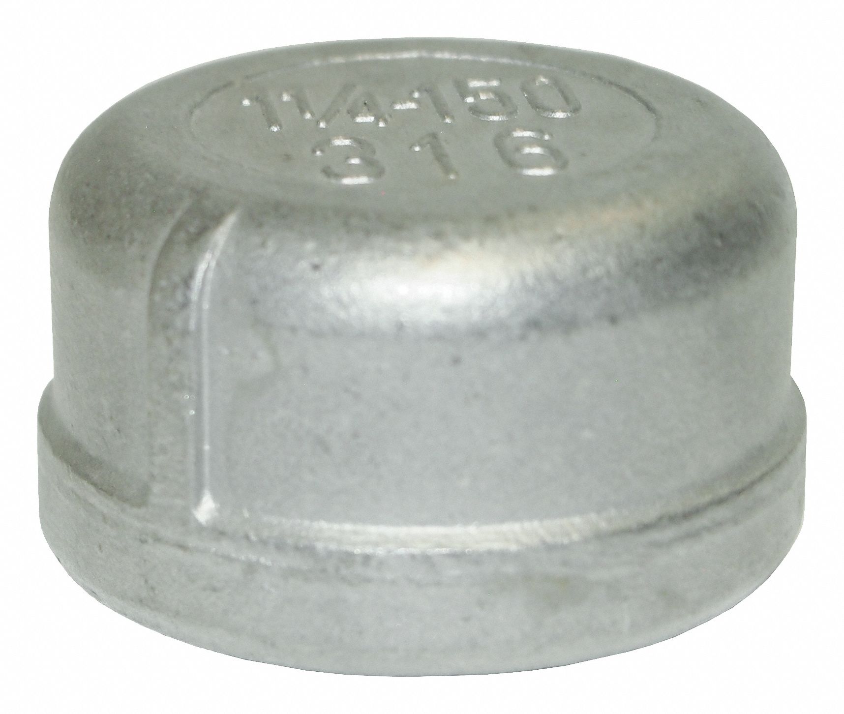FAIRVIEW CAP,316 STAINLESS STEEL,FNPT,1/2 IN - Metal Pipe Flanges ...
