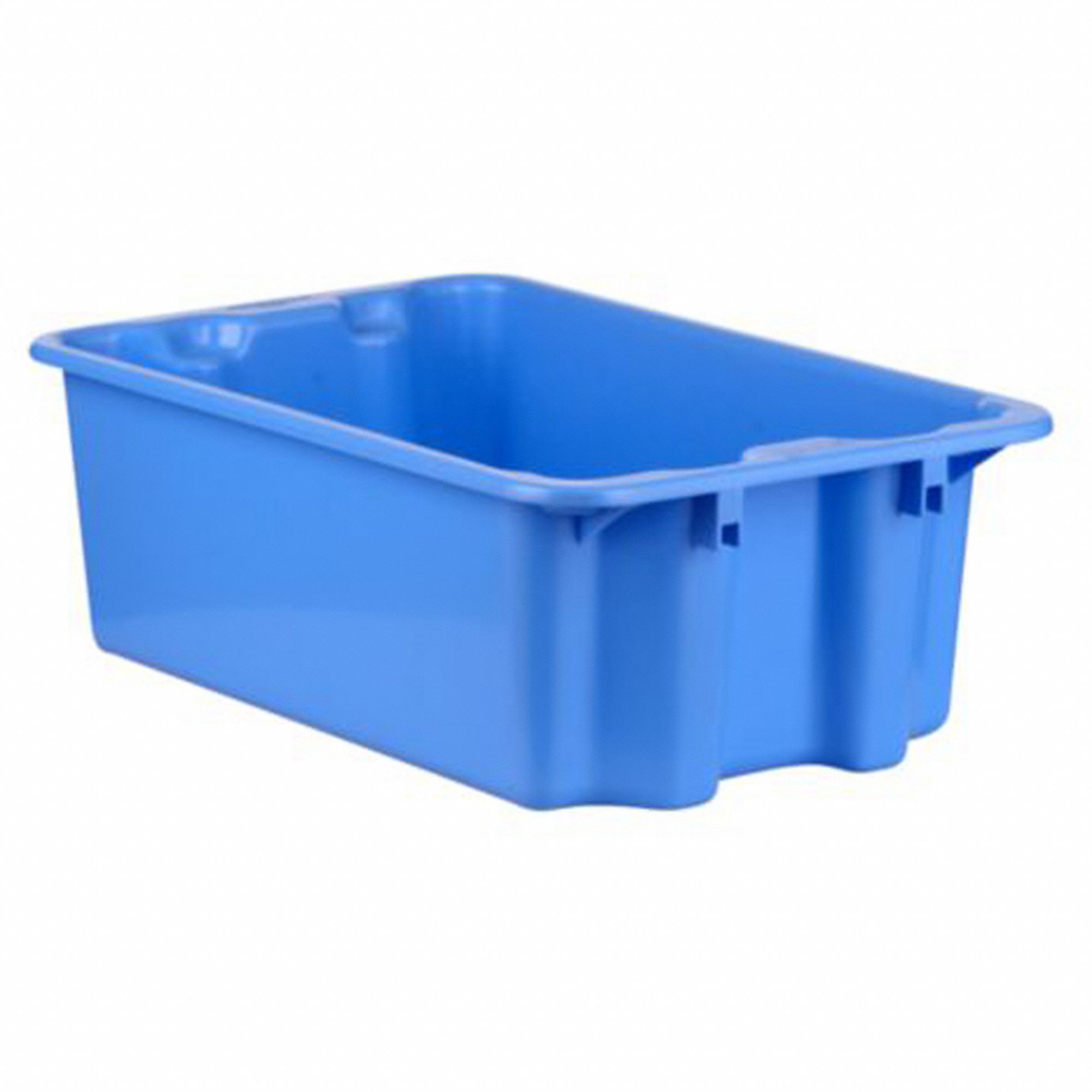 SSI SCHAEFER, 7.5 gal, 23 in x 15 in x 8 in, Stack and Nest Container - 38HU91|FB231508.BL1 ...