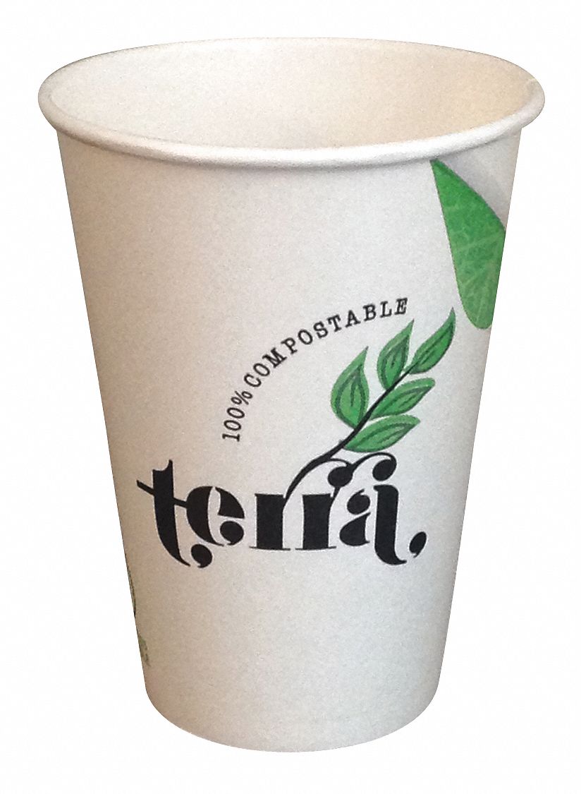 GENPAK COMPOSTABLE CUPS, COLD AND HOT CUPS, CUSTOM PRINT, GREEN AND ...