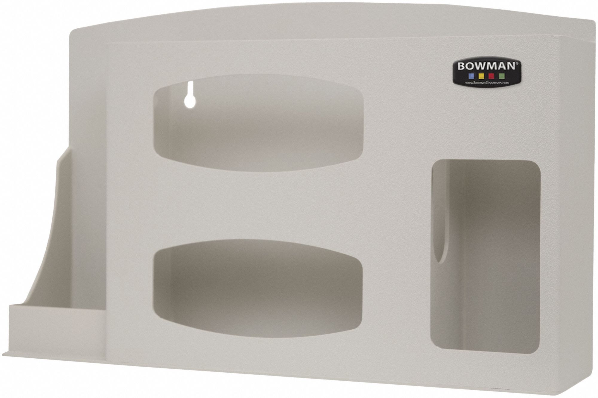 BOWMAN DISPENSERS, 18 1/2 in Overall Wd, 4 1/2 in Overall Dp, Infection ...
