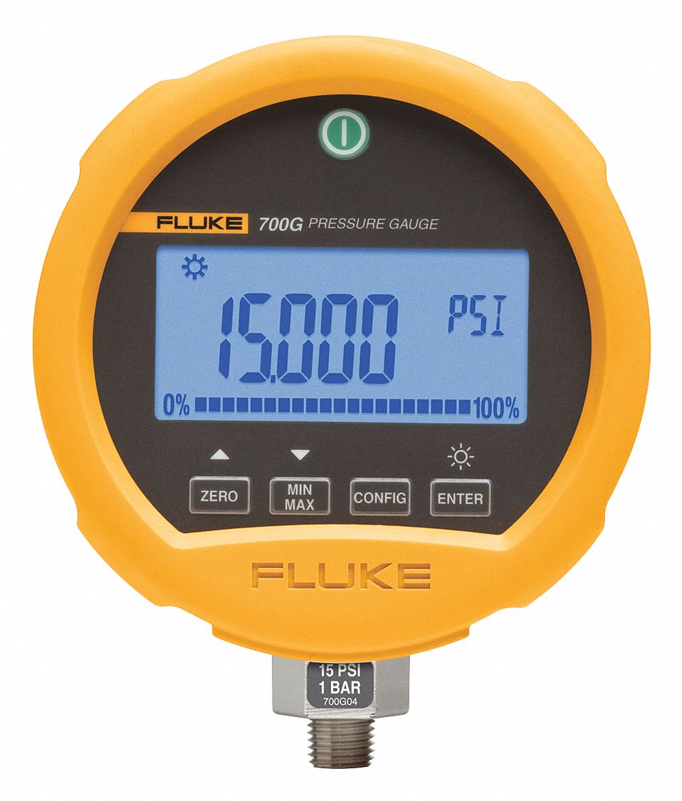 FLUKE PRESSURE GAUGE 3 000 PSIG - Industrial, Process, and Test Digital ...