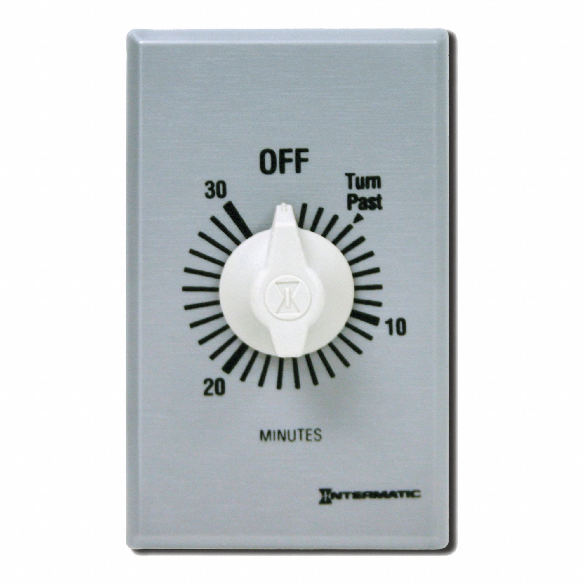 INTERMATIC, 30 min Max, SPDT, Spring-Wound Timer - 3FXA7|FF330M - Grainger