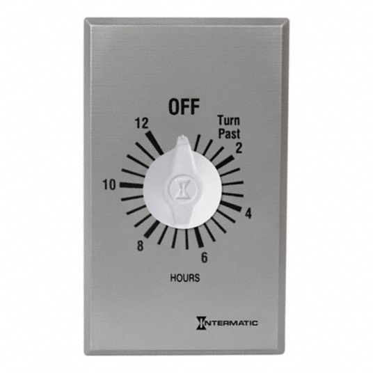 INTERMATIC, 12 hr Max, DPST, Spring-Wound Timer - 3FXC8|FF412H - Grainger