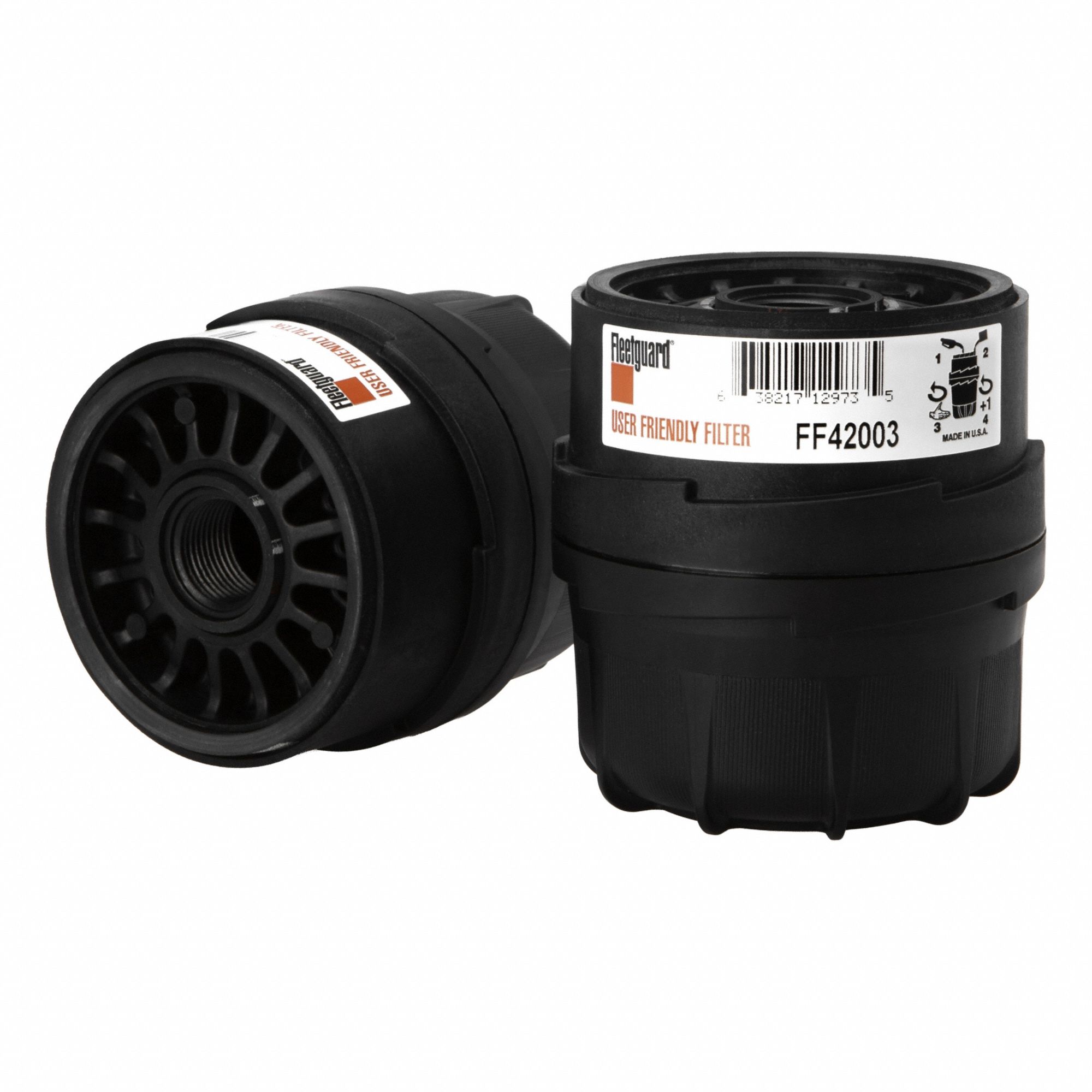 FLEETGUARD, Spin-On, 3 1/4 in Outside Dia, Automotive Fuel Filter ...