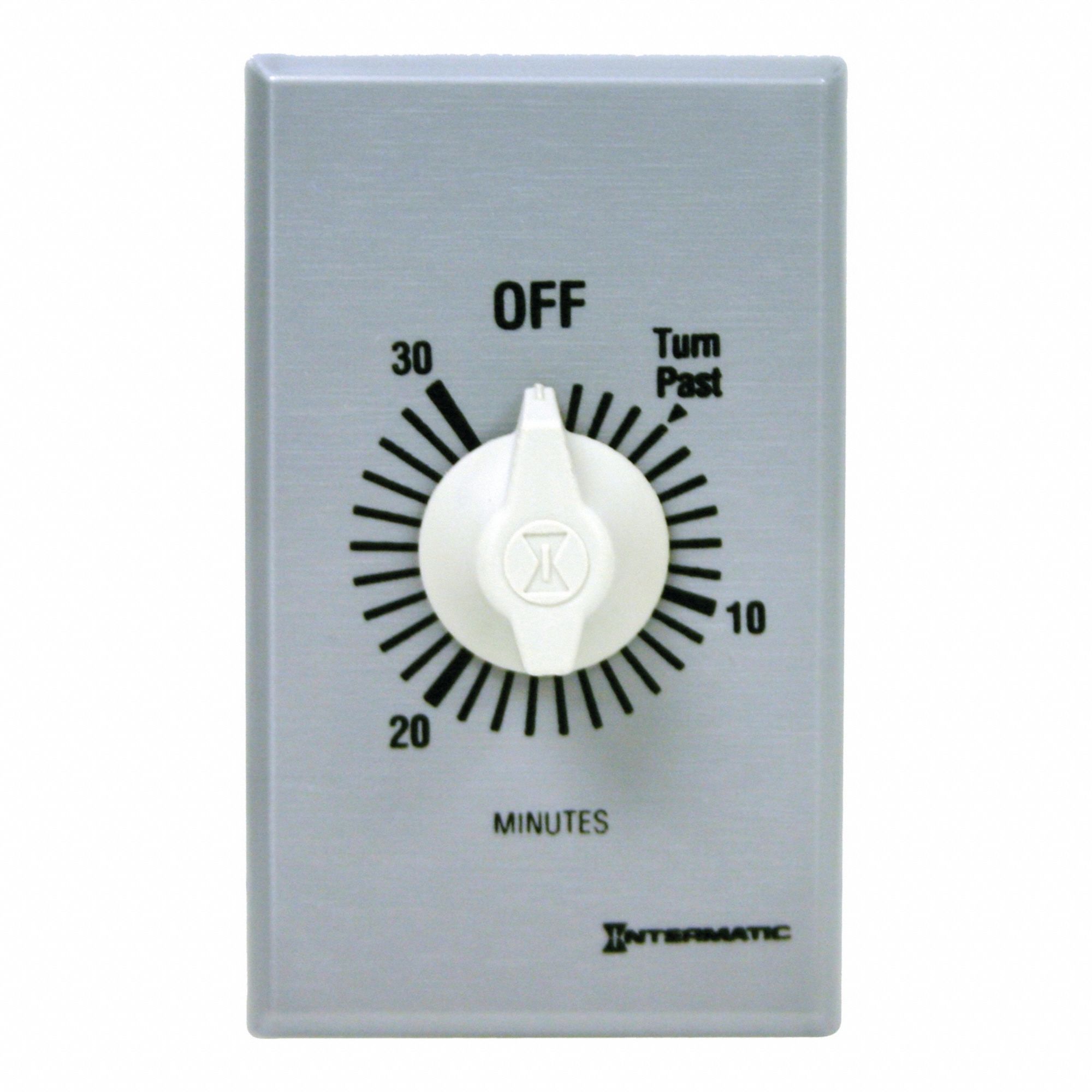 INTERMATIC, 30 min Max, DPST, Spring-Wound Timer - 3FXA8|FF430M - Grainger