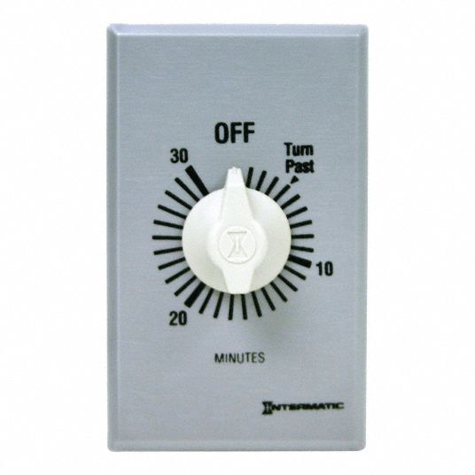 INTERMATIC, 30 min Max, DPST, Spring-Wound Timer - 3FXA8|FF430M - Grainger