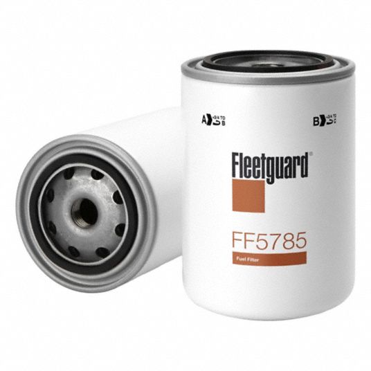 FLEETGUARD, Spin-On, 5 5/8 in Overall Lg, Fuel Filter - 887JV7|FF5785 - Grainger