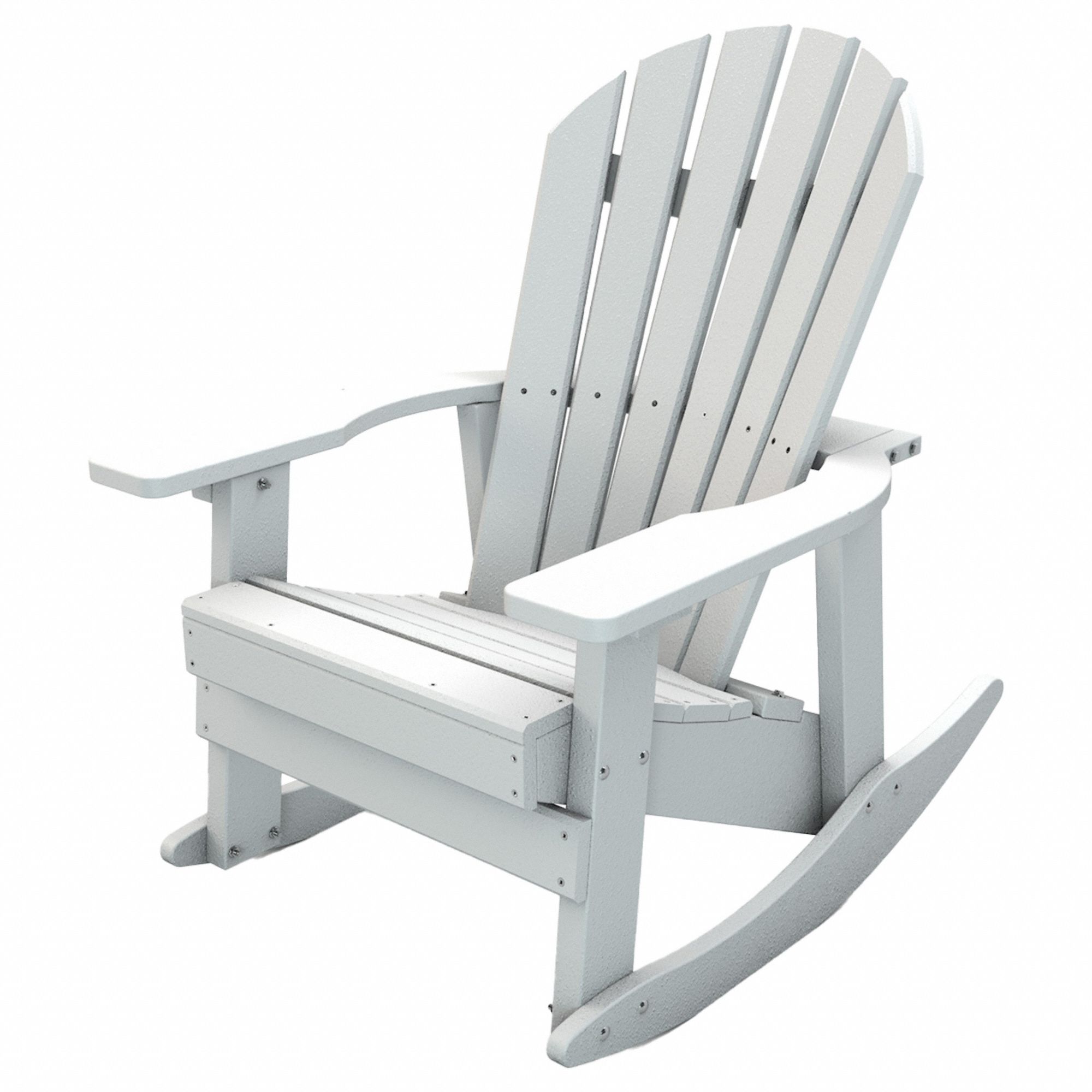 ULTRASITE, White, White, Adirondack Rocking Chair - 817KF1|PB ADCHAWHI ...