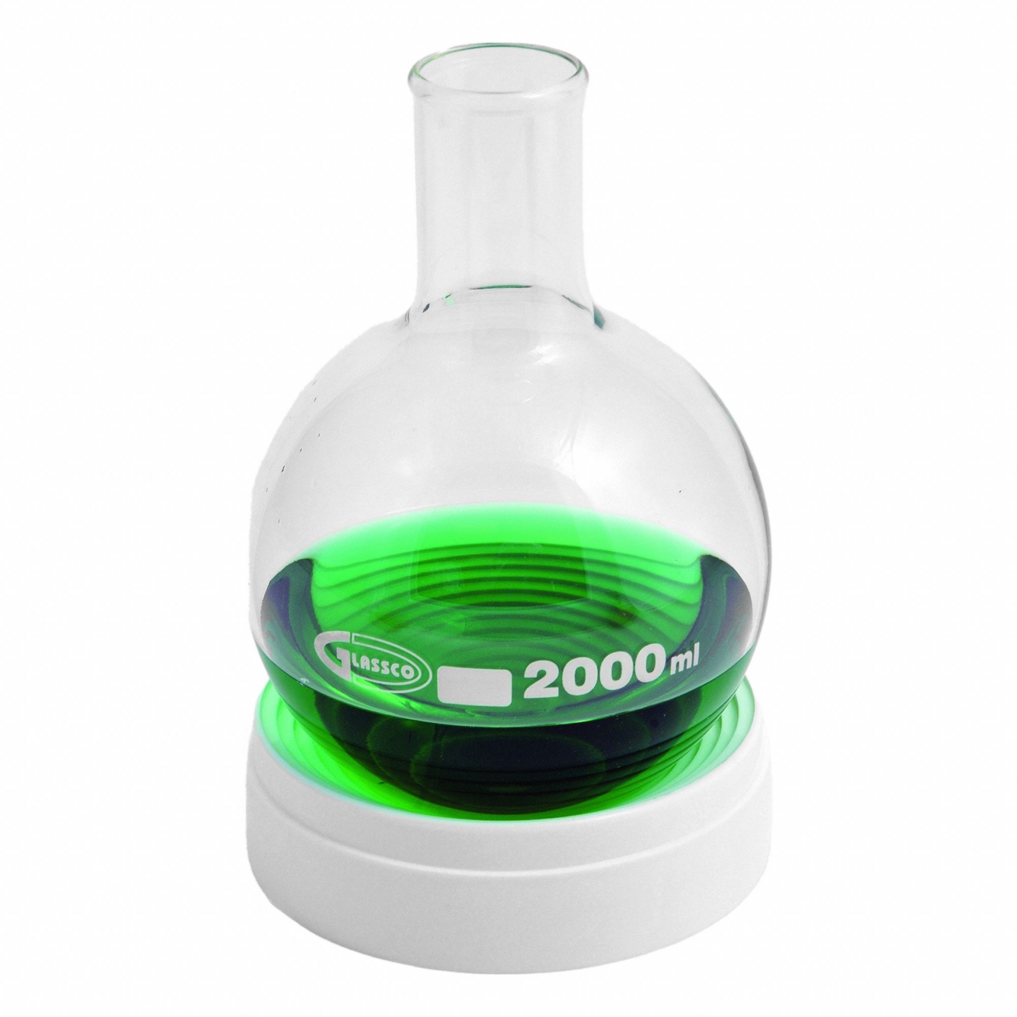 Borosilicate Glass, 250 mL Capacity - mL, Boiling Flask - 207JM5|FG4260 ...