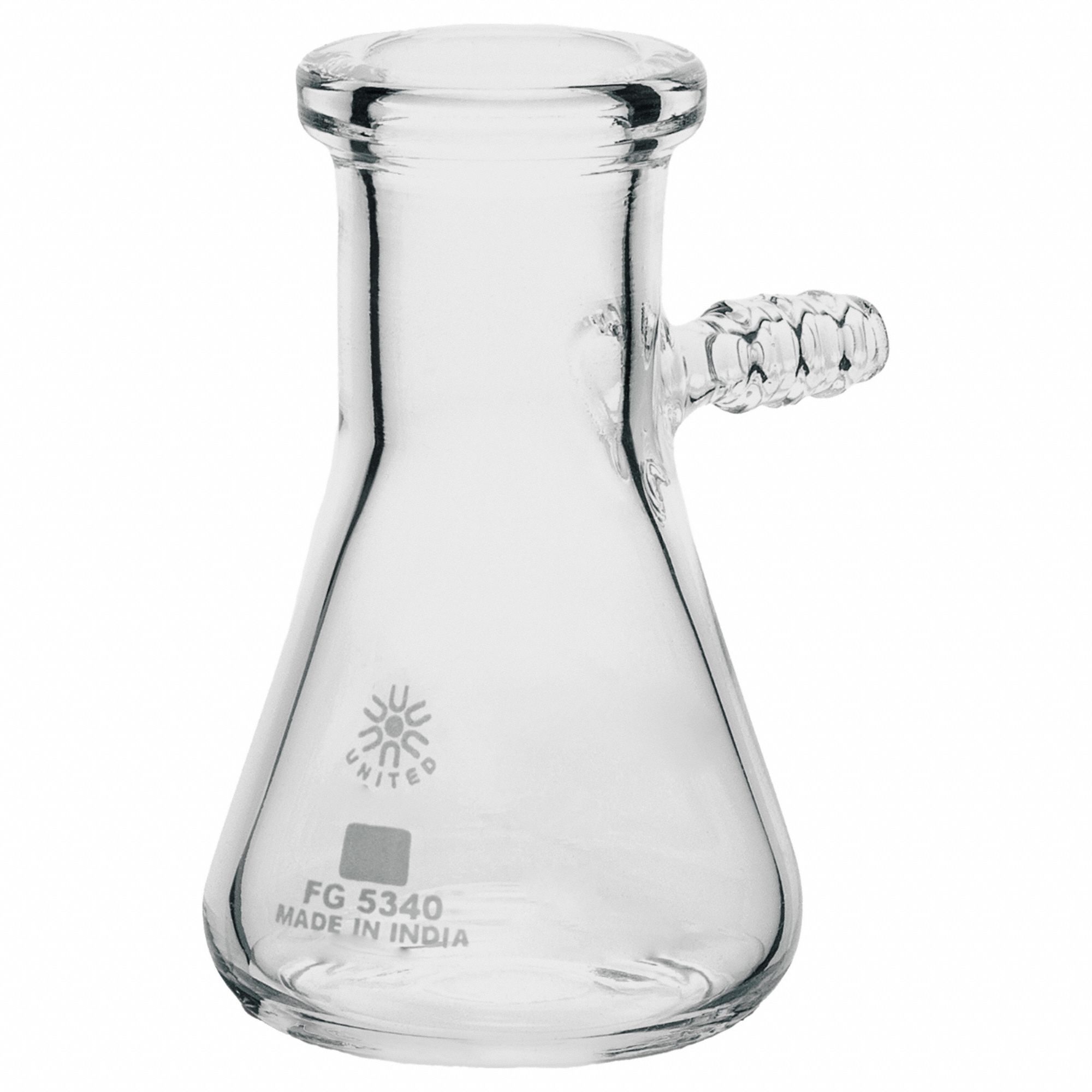 Borosilicate Glass, 25 mL Capacity - mL, Filtering Flask - 811J49 ...