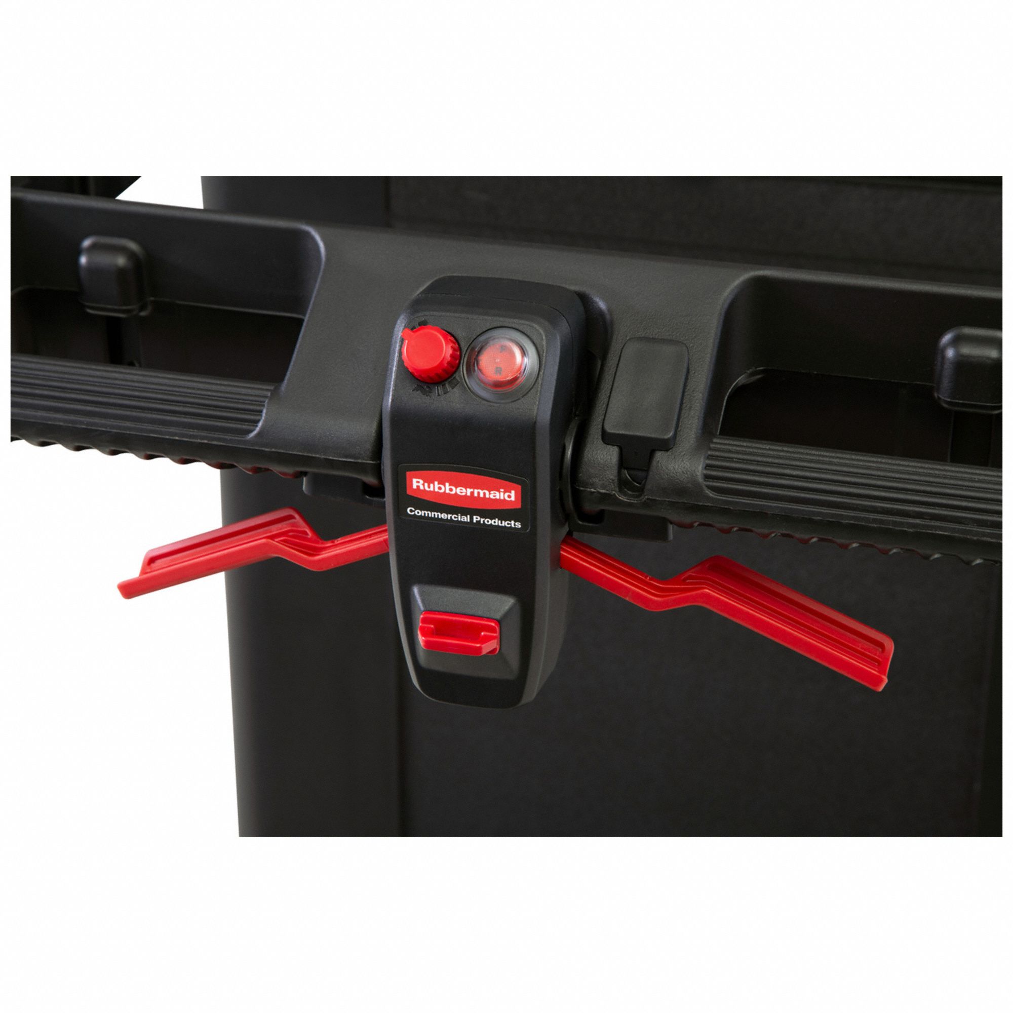 RUBBERMAID COMMERCIAL PRODUCTS, Black, 10 in Overall Ht, Motorized Kit ...