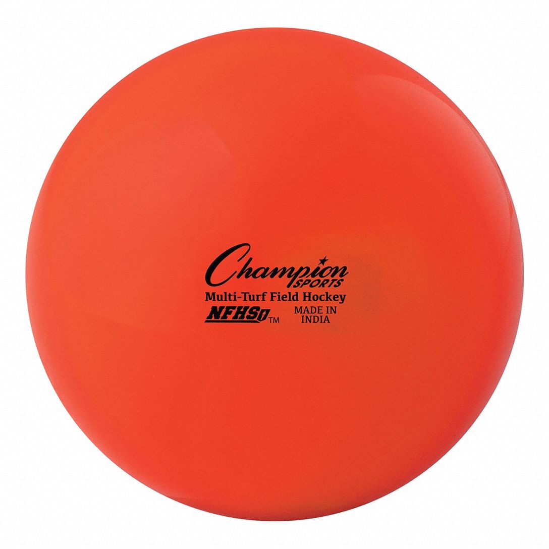 CHAMPION SPORTS, Orange, 2 3/4 in Overall Dia, Field Hockey Ball Set ...