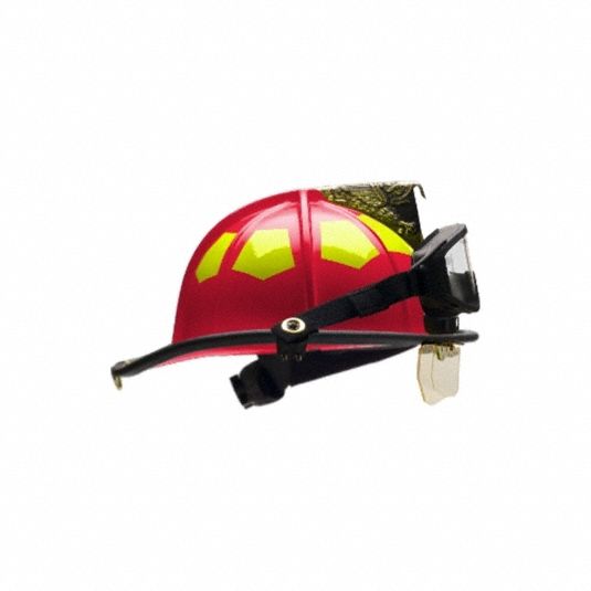 BULLARD, Red, Fiberglass, Fire Helmet - 846G88|UG6RD6BBRK2 - Grainger